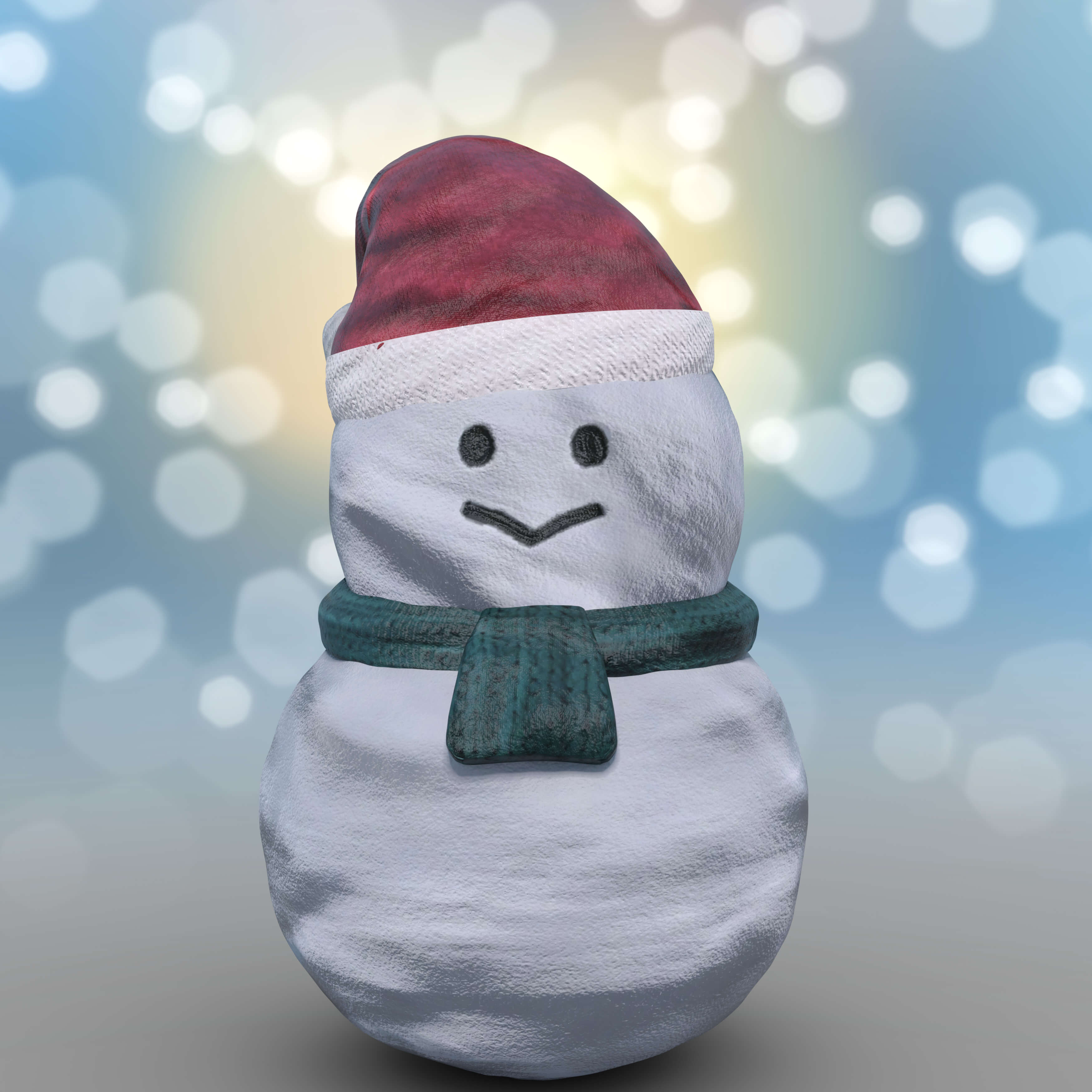 Little Snowman Prop - Daz Content by KuraiKya