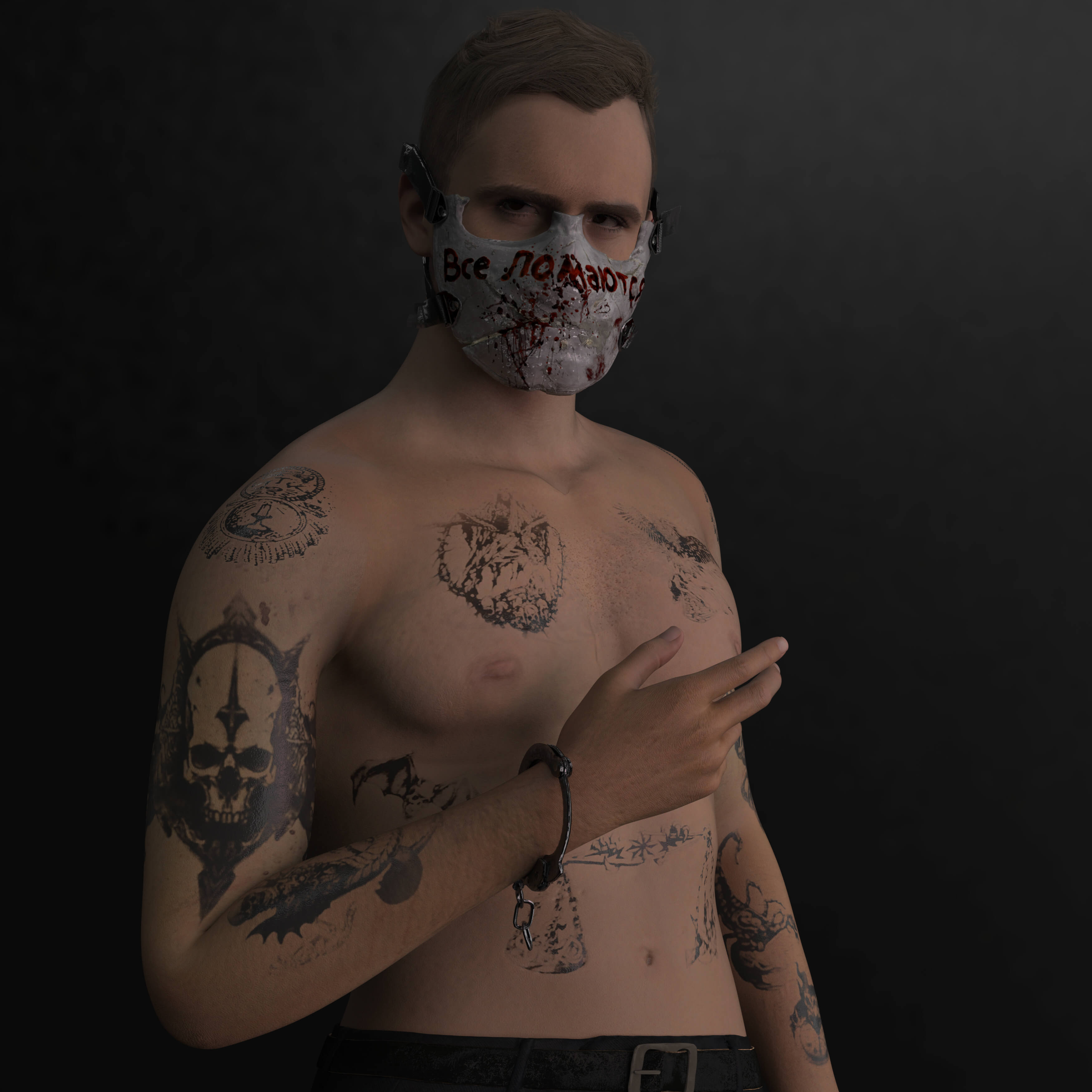 Mastermind of Menace Model Genesis 9 - Daz Content by KuraiKya