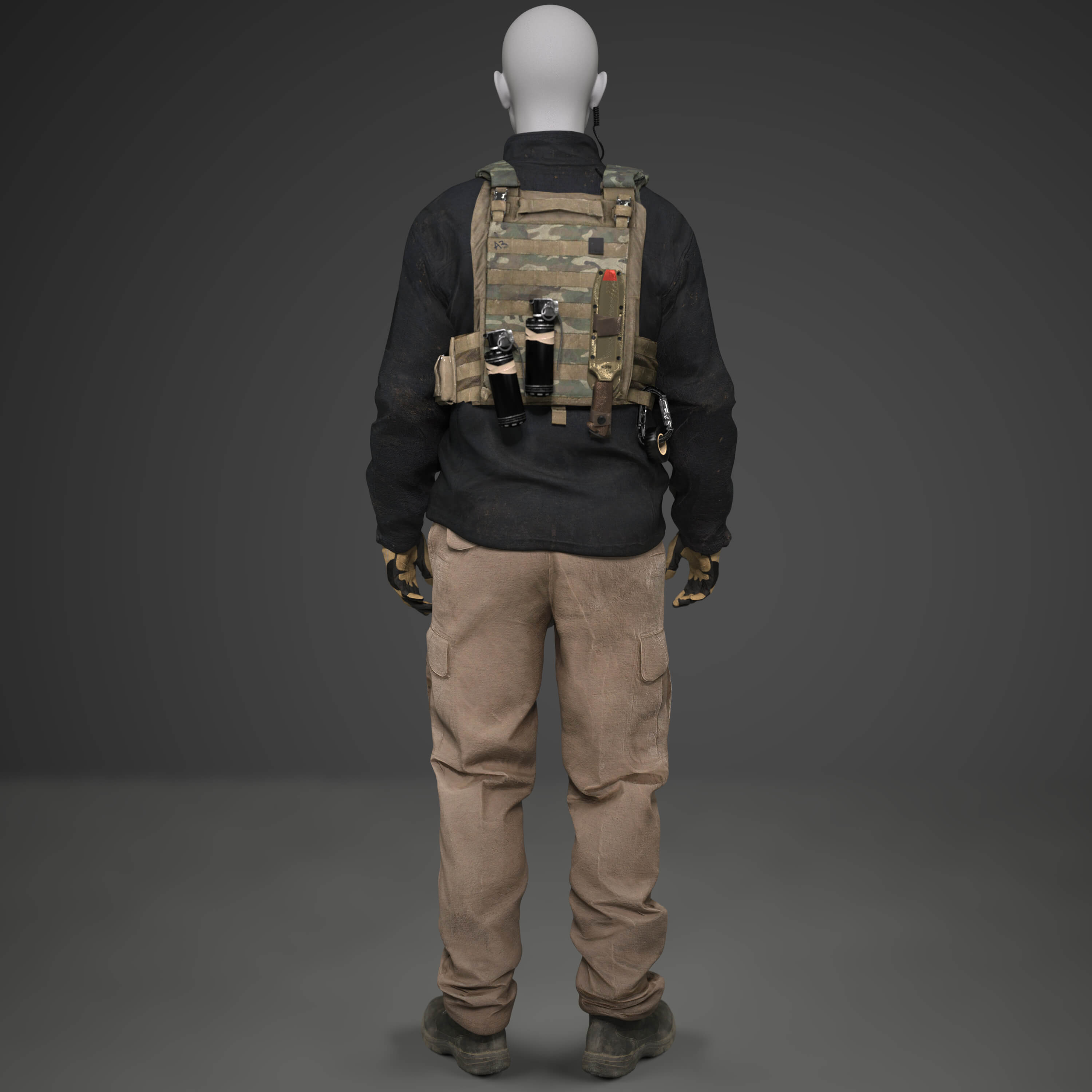 Commandante Outfit for Genesis 9 - Daz Content by KuraiKya