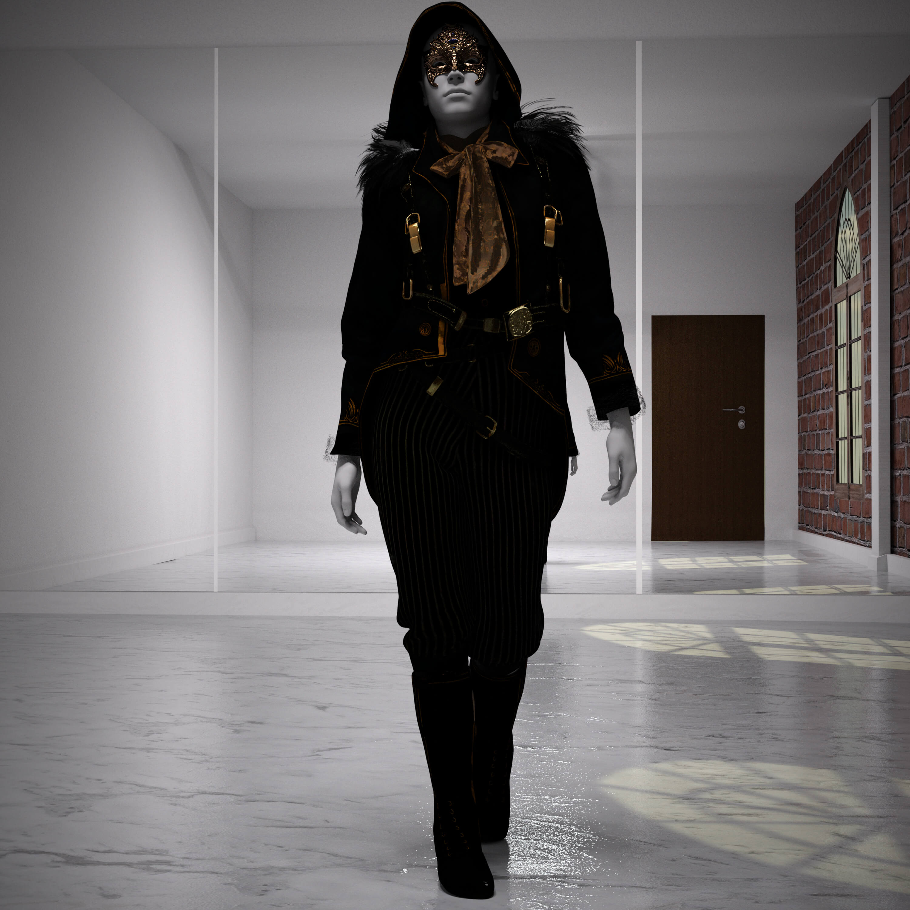 Midnight Outfit for Genesis 9 - Daz Content by KuraiKya