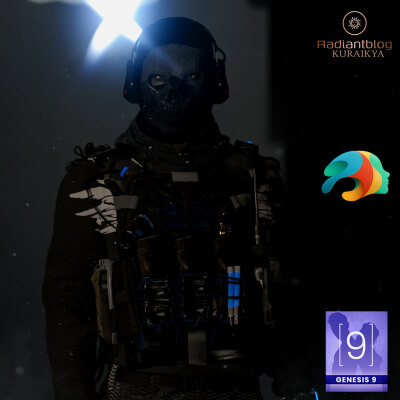 Nemesis Outfit for Genesis 9 - Daz Content by KuraiKya