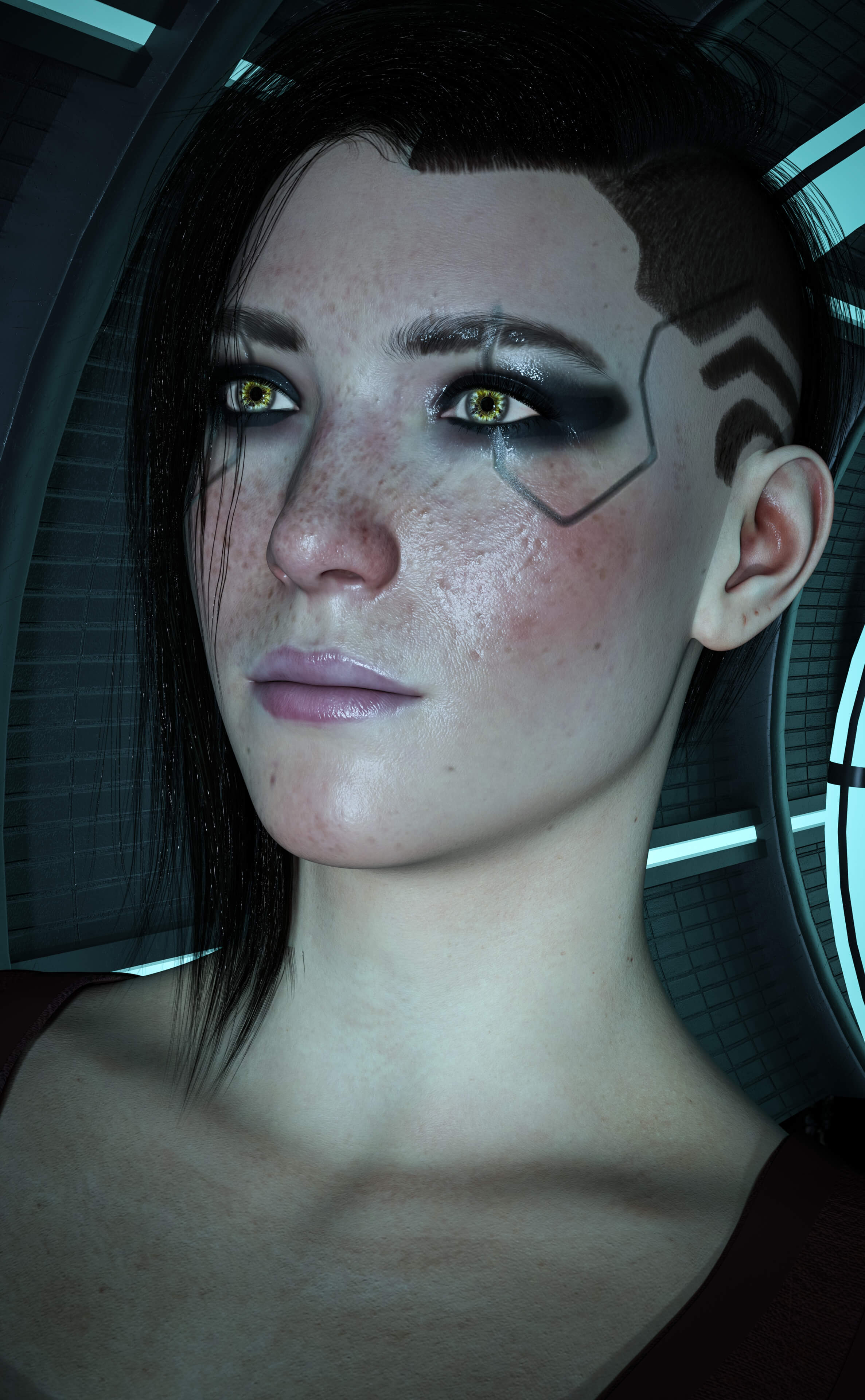 Nightcity Queen Model for Genesis 9 - Daz Content by KuraiKya