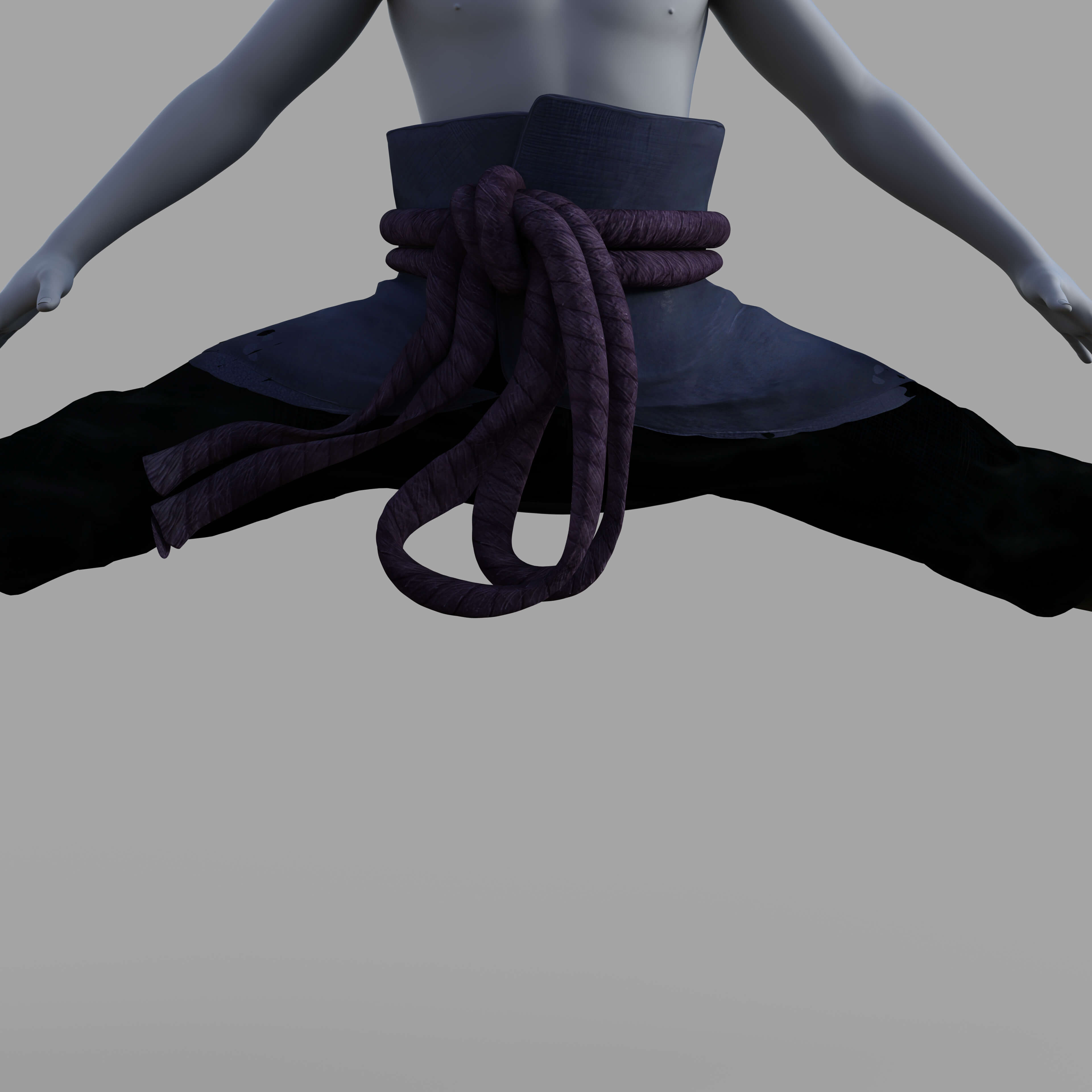 Nuke-Nin Outfit for Genesis 8 Male Free Daz Content by KuraiKya