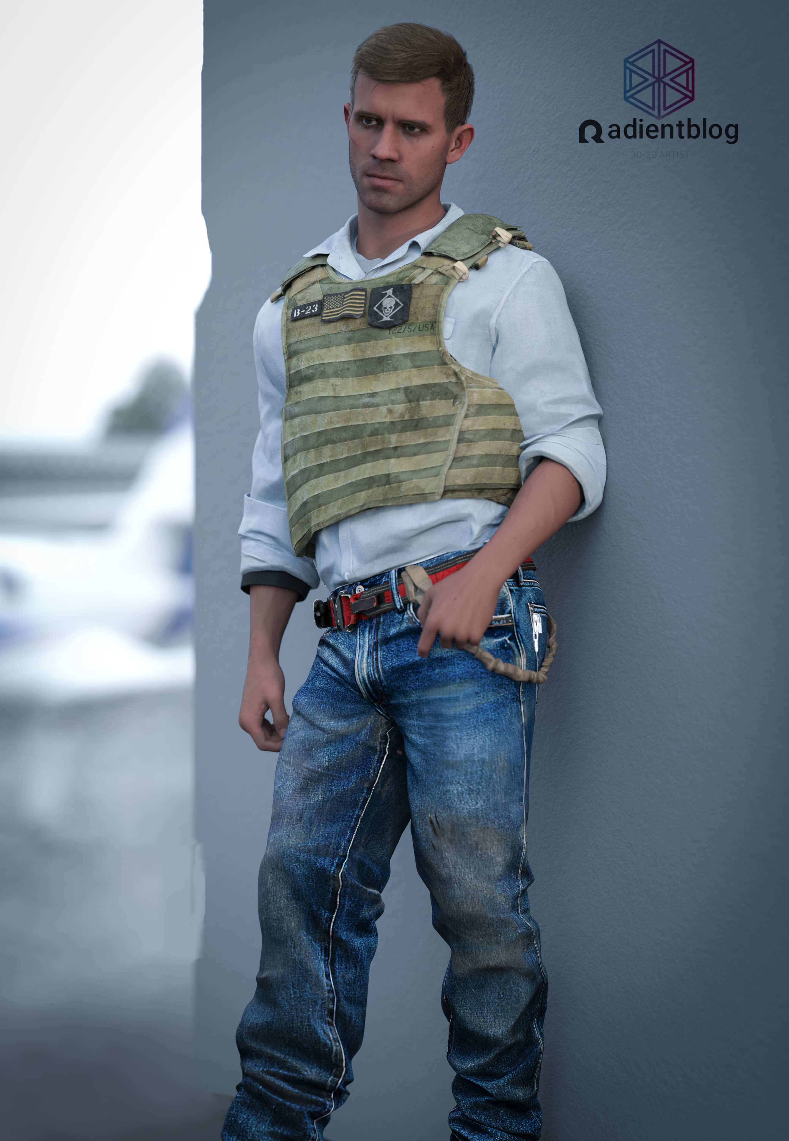 Pmc Outfit for Genesis 9 - Daz Content by KuraiKya