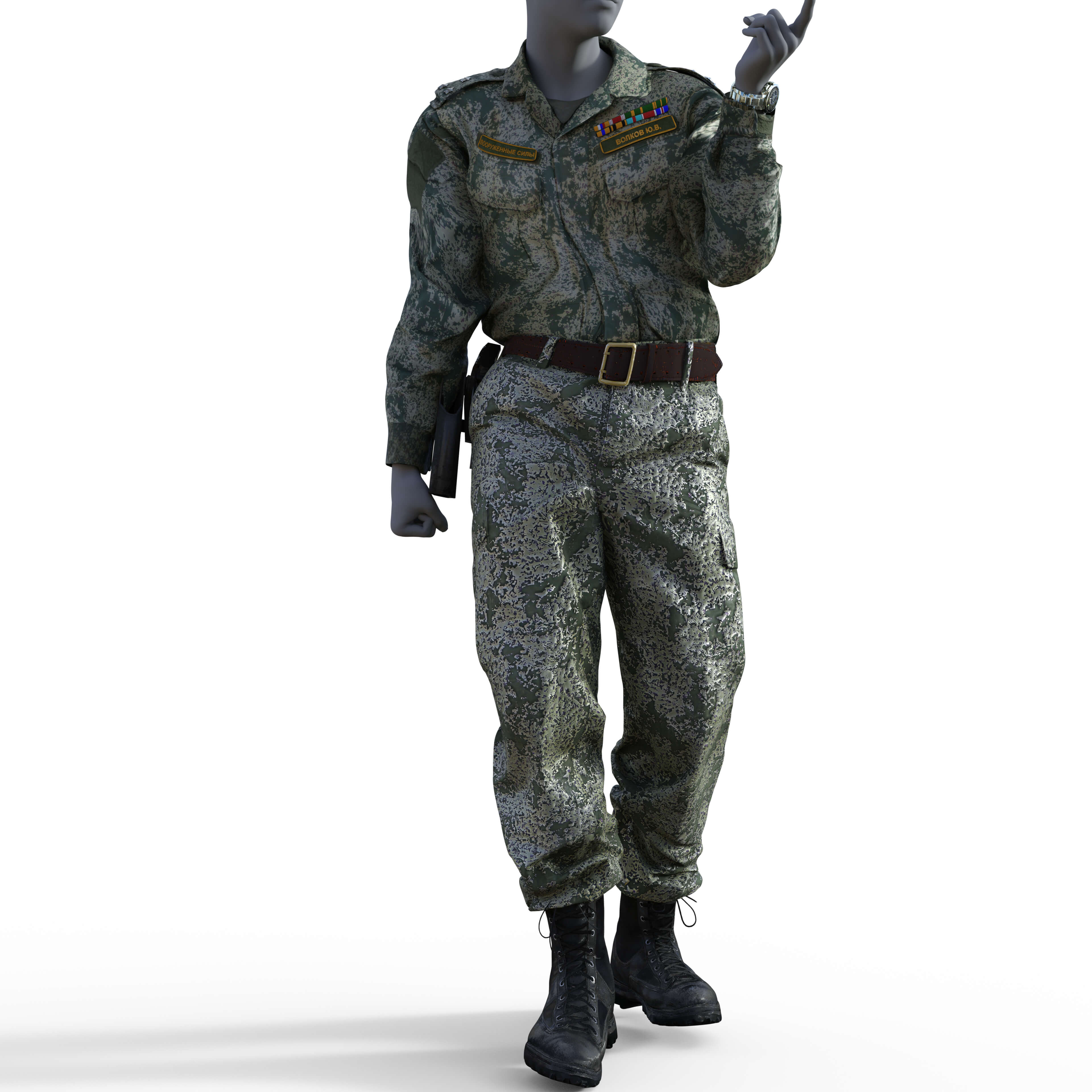 Red Star Soldier Outfit for Genesis 9 - Daz Content by KuraiKya
