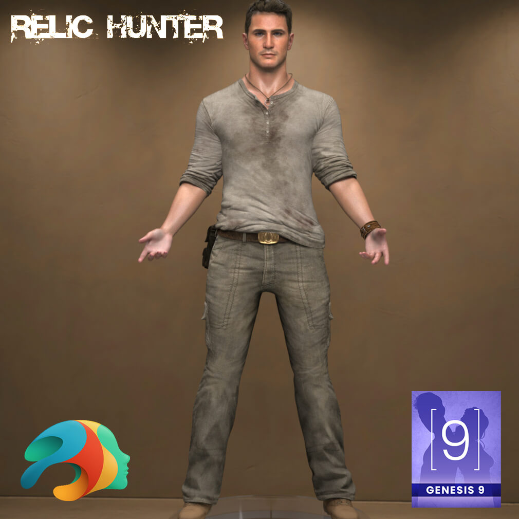 Relic Hunter for Genesis 9 – Full Character + Outfit - Daz Content by ...