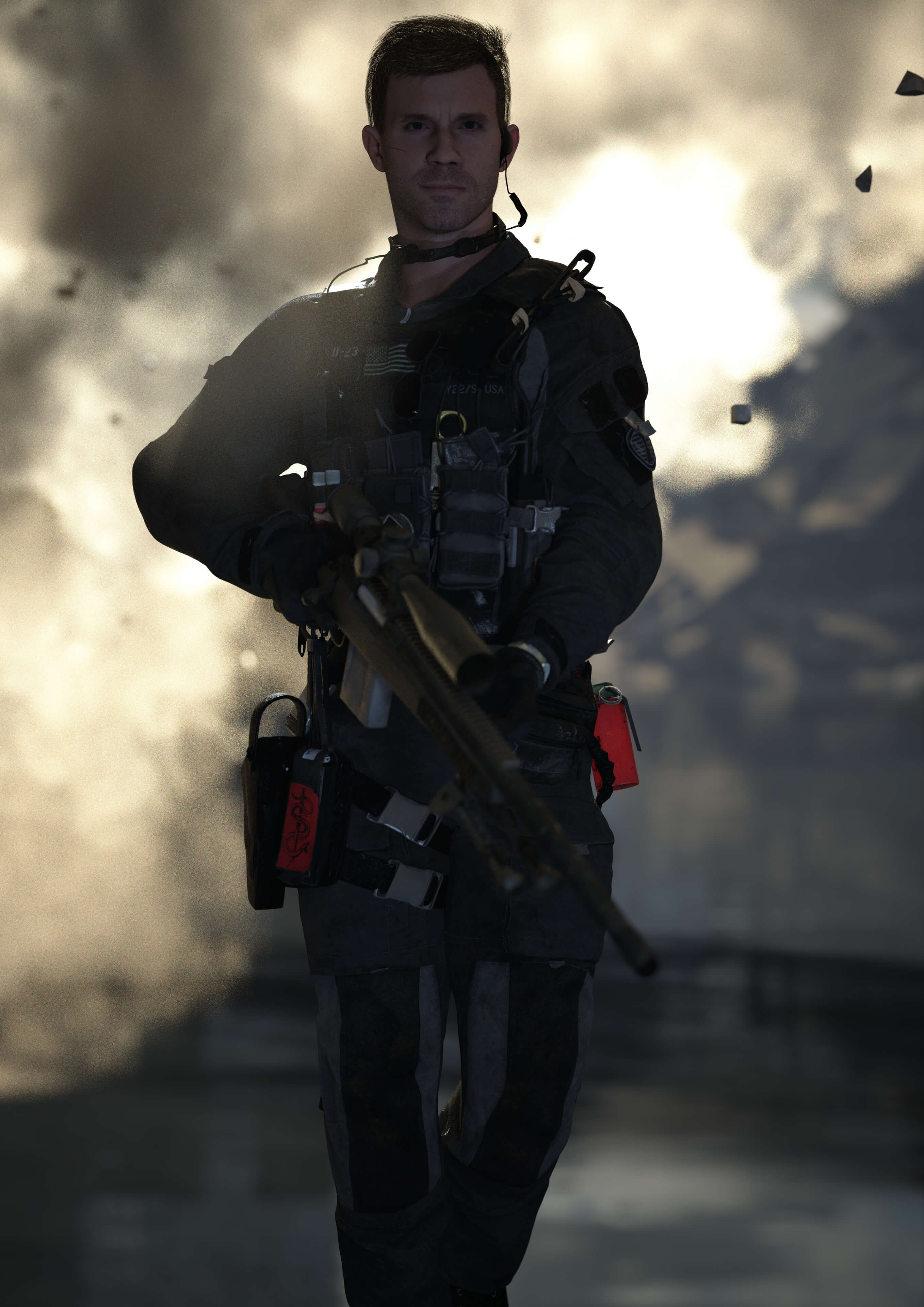 Shadow Pmc Outfit for Genesis 9 - Daz Content by KuraiKya