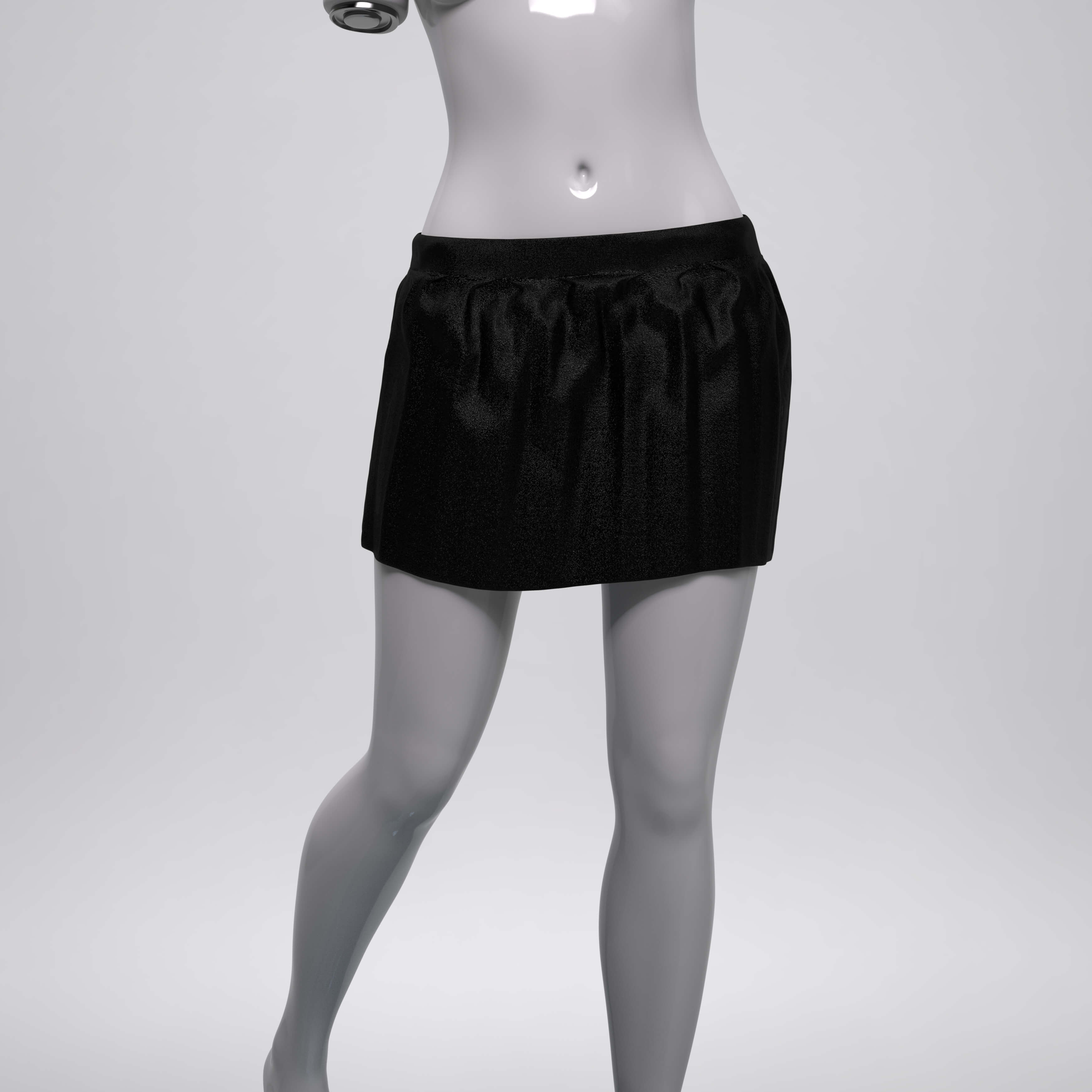 Skirt With Knife Pleats for Genesis 9 - Daz Content by KuraiKya