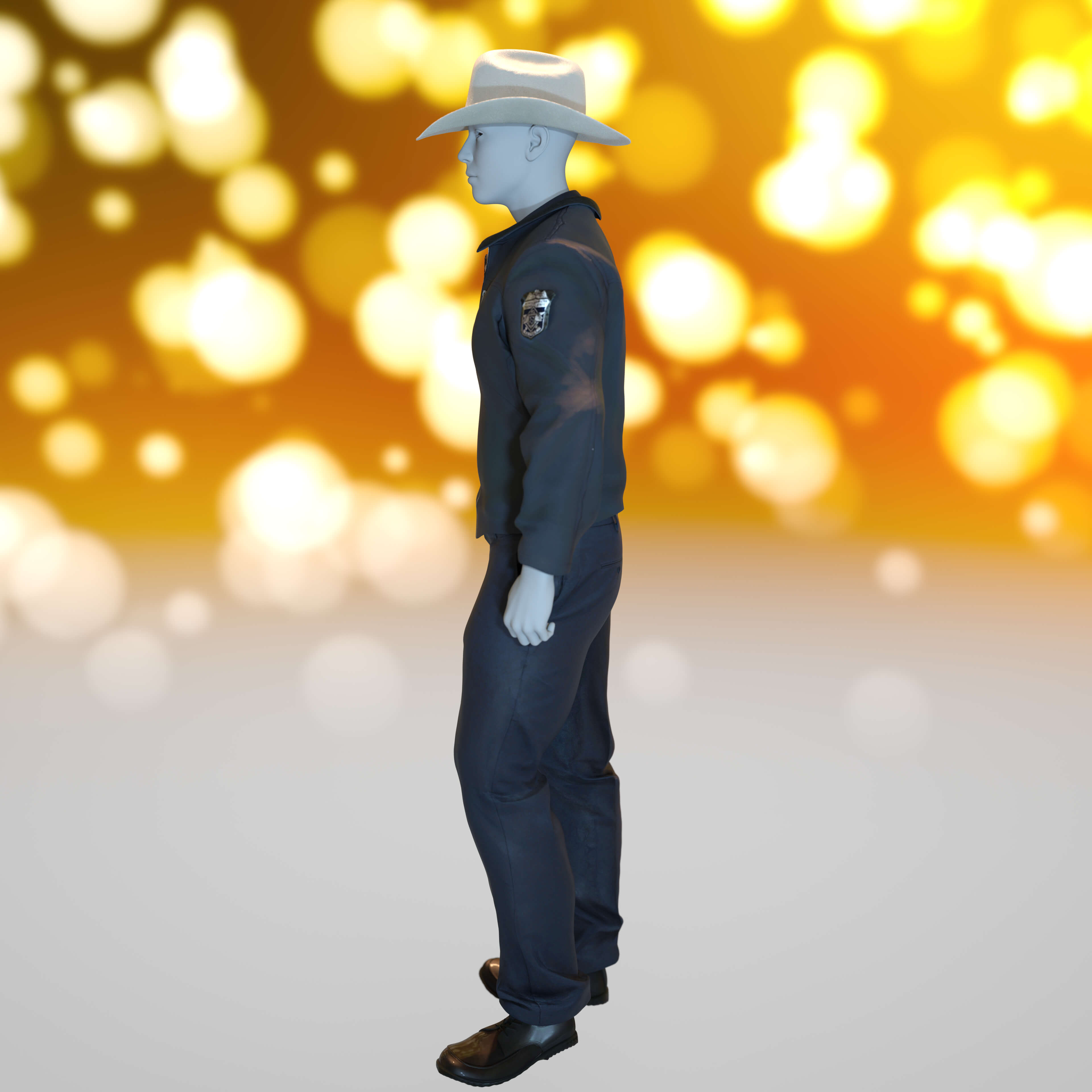 Taxas Police Outfit for Genesis 9 - Daz Content by KuraiKya