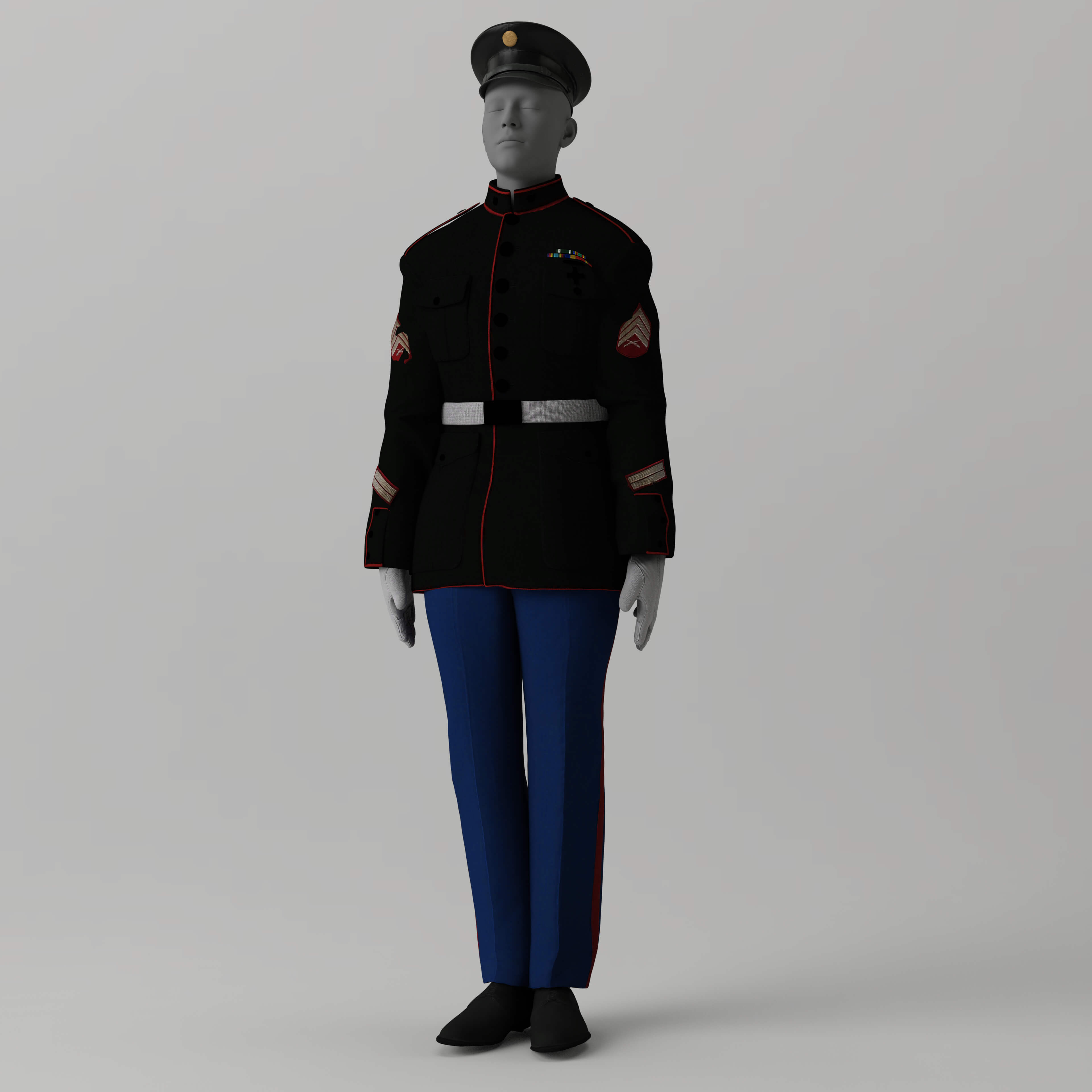 USMC Uniform for Genesis 9 - Daz Content by KuraiKya