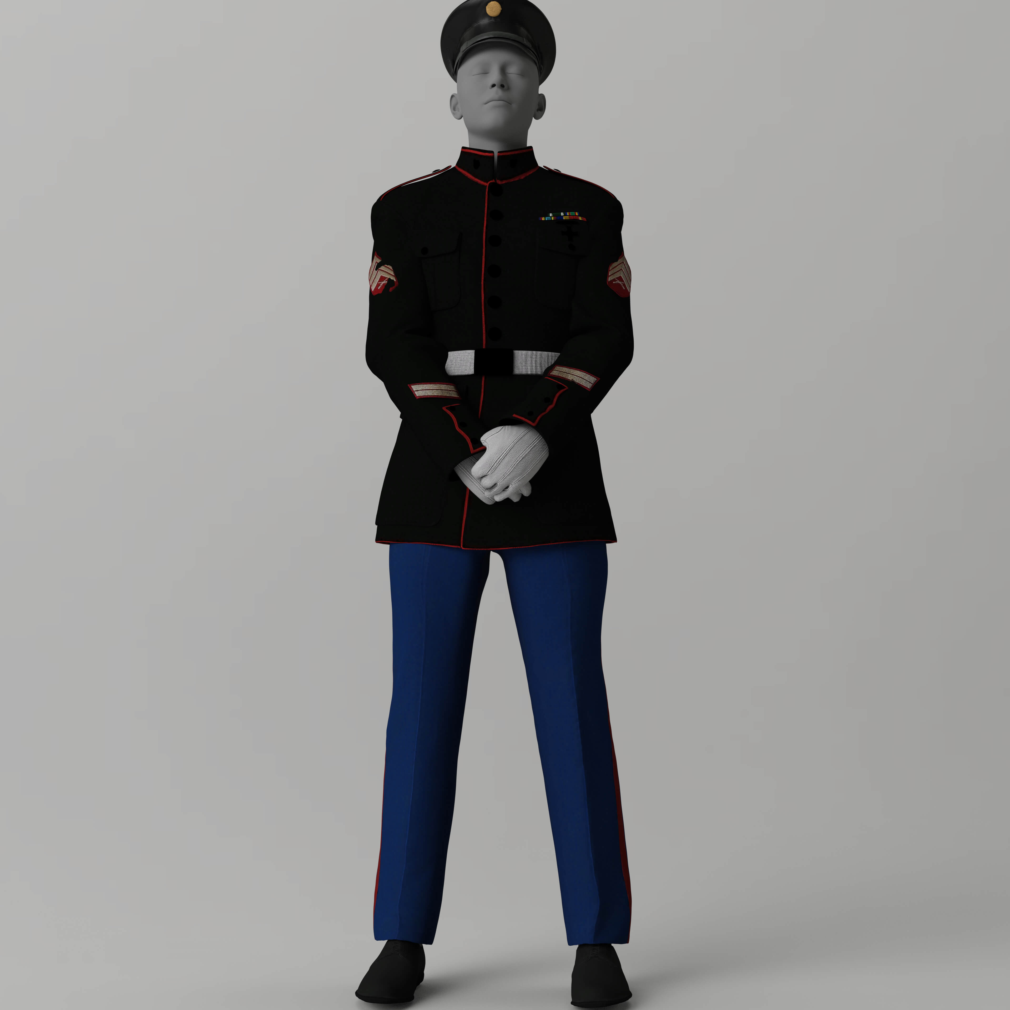 USMC Uniform for Genesis 9 - Daz Content by KuraiKya