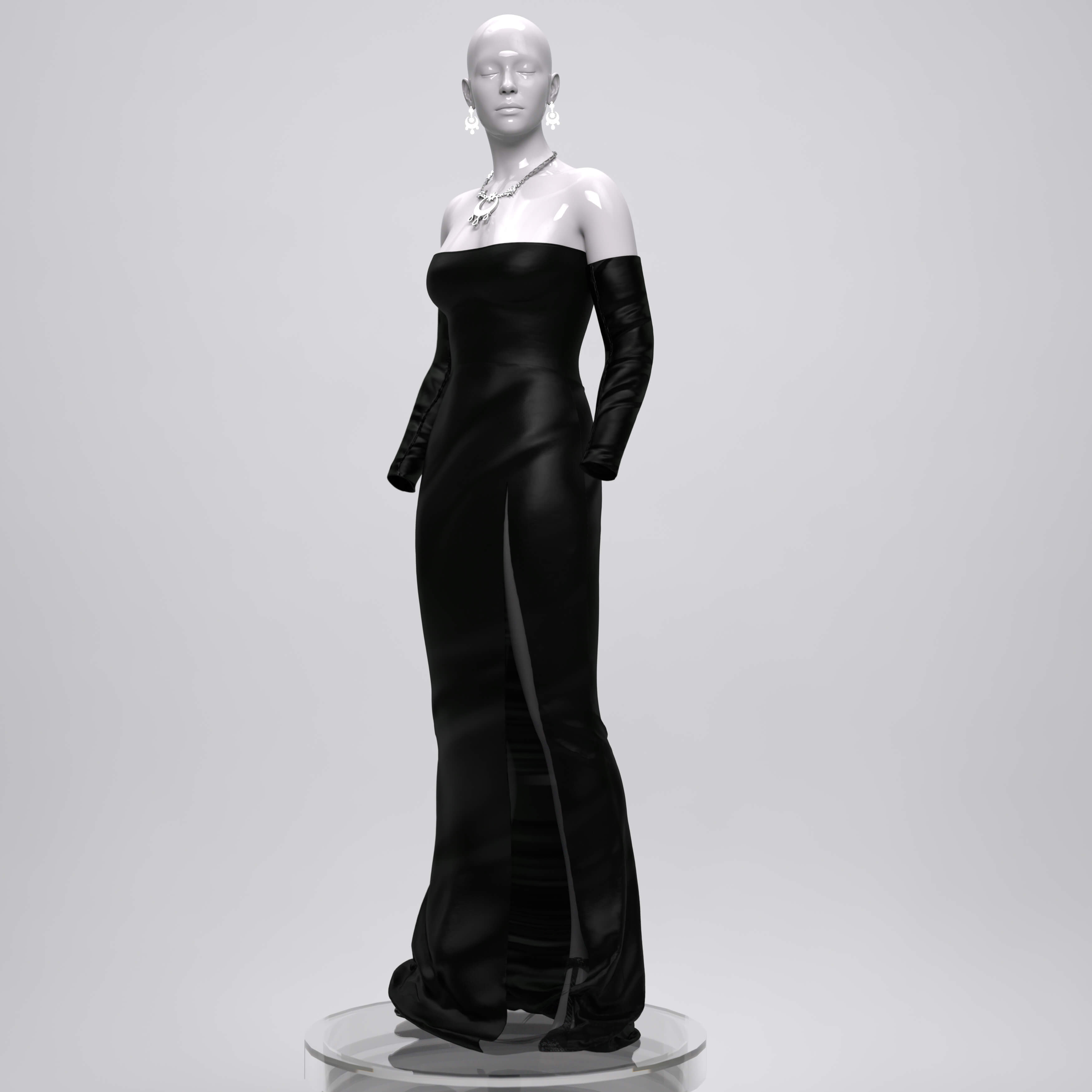 Vevette Dress Outfit for Genesis 9 (G9F) - Daz Content by KuraiKya