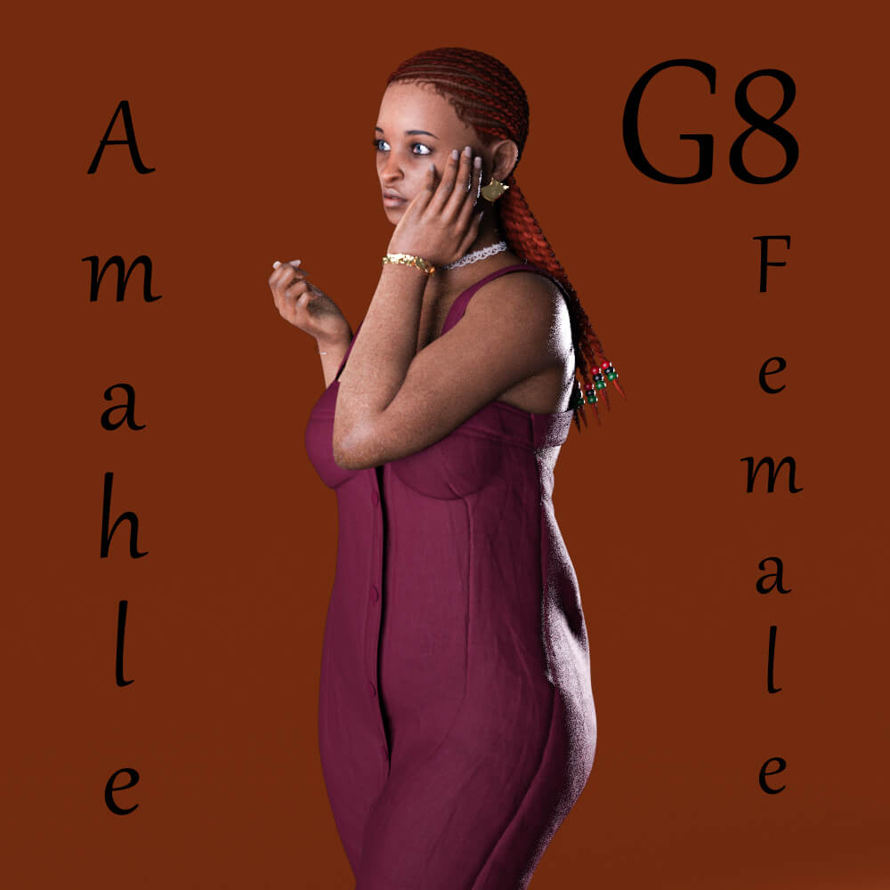 Amahle for Genesis 8 Female - Daz Content by Kusmana