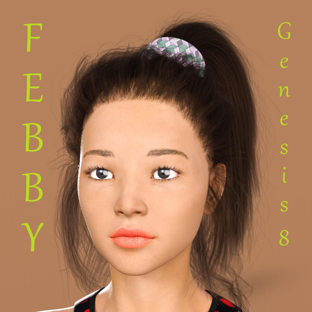 Febby for Genesis 8 Female - Daz Content by Kusmana
