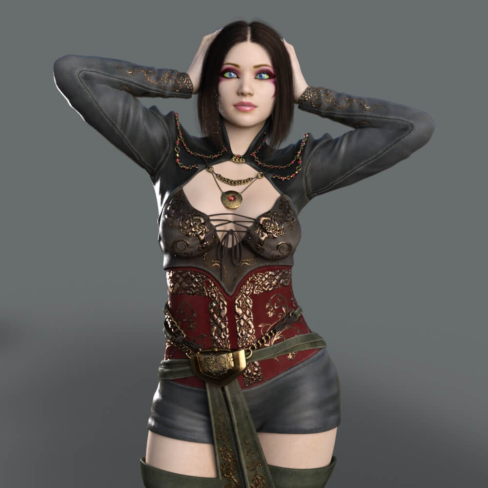 Monicha for Genesis 8 Female - Daz Content by Kusmana