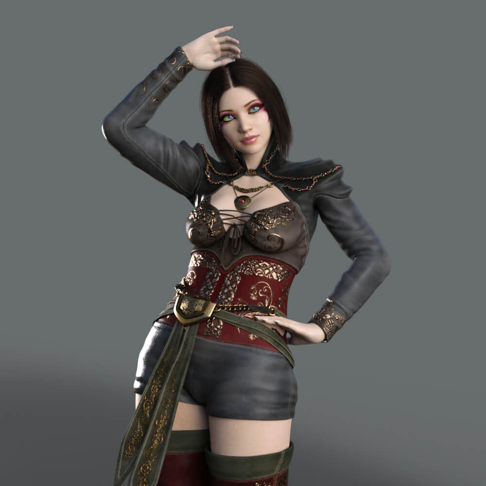 Monicha for Genesis 8 Female - Daz Content by Kusmana