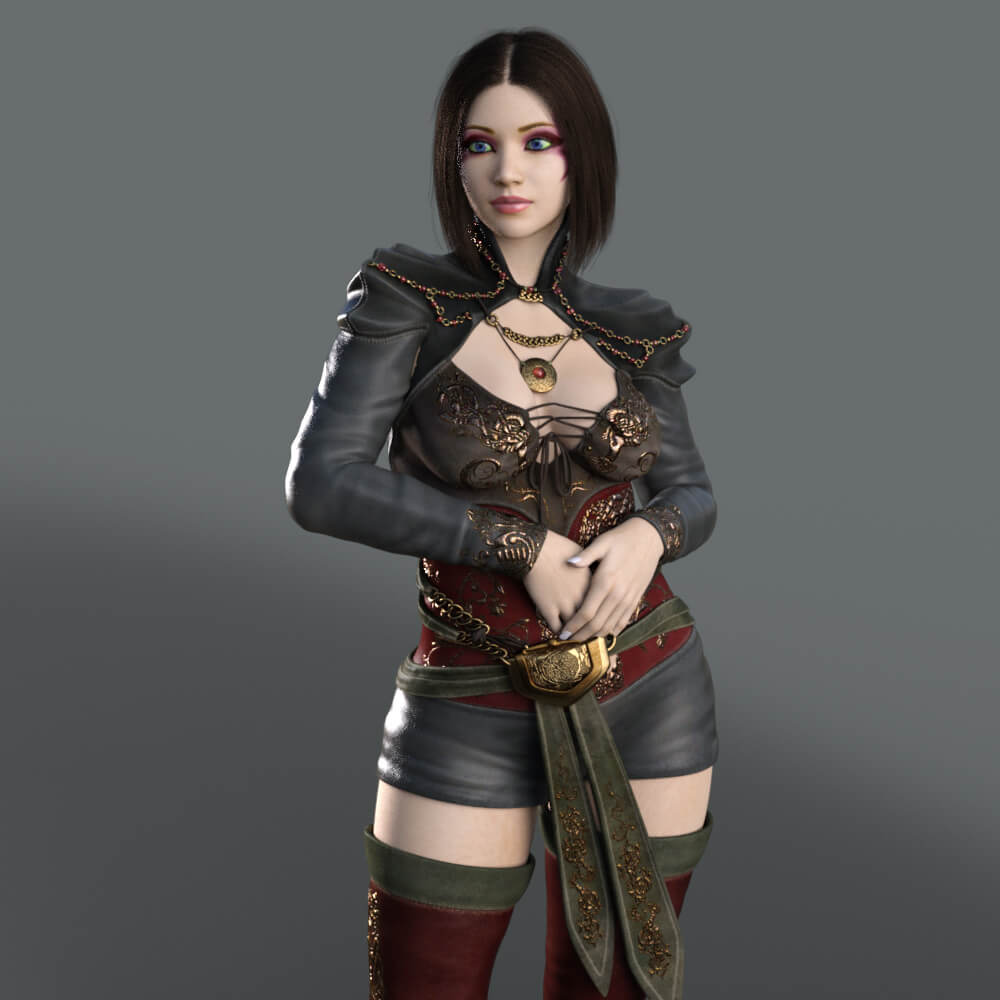 Monicha for Genesis 8 Female - Daz Content by Kusmana