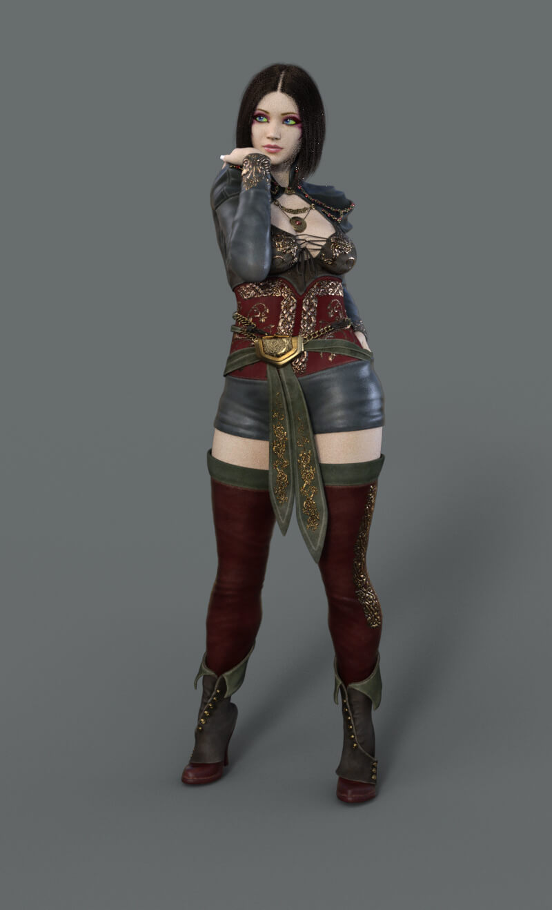 Monicha for Genesis 8 Female - Daz Content by Kusmana