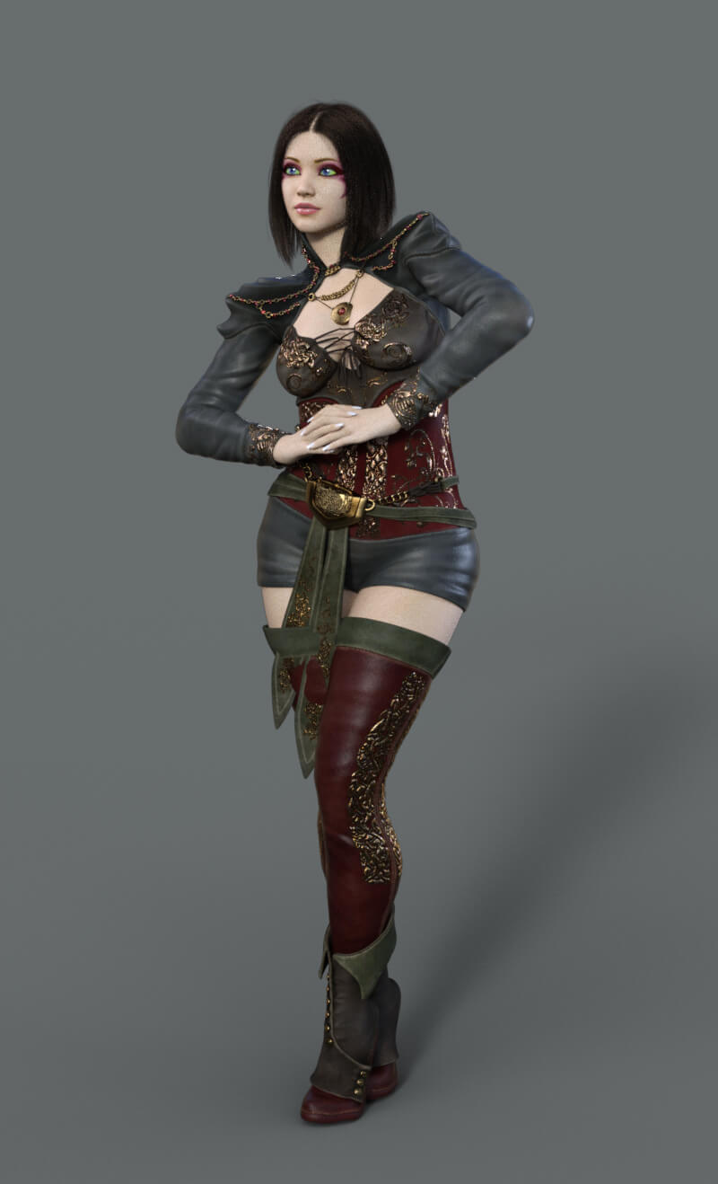 Monicha for Genesis 8 Female - Daz Content by Kusmana