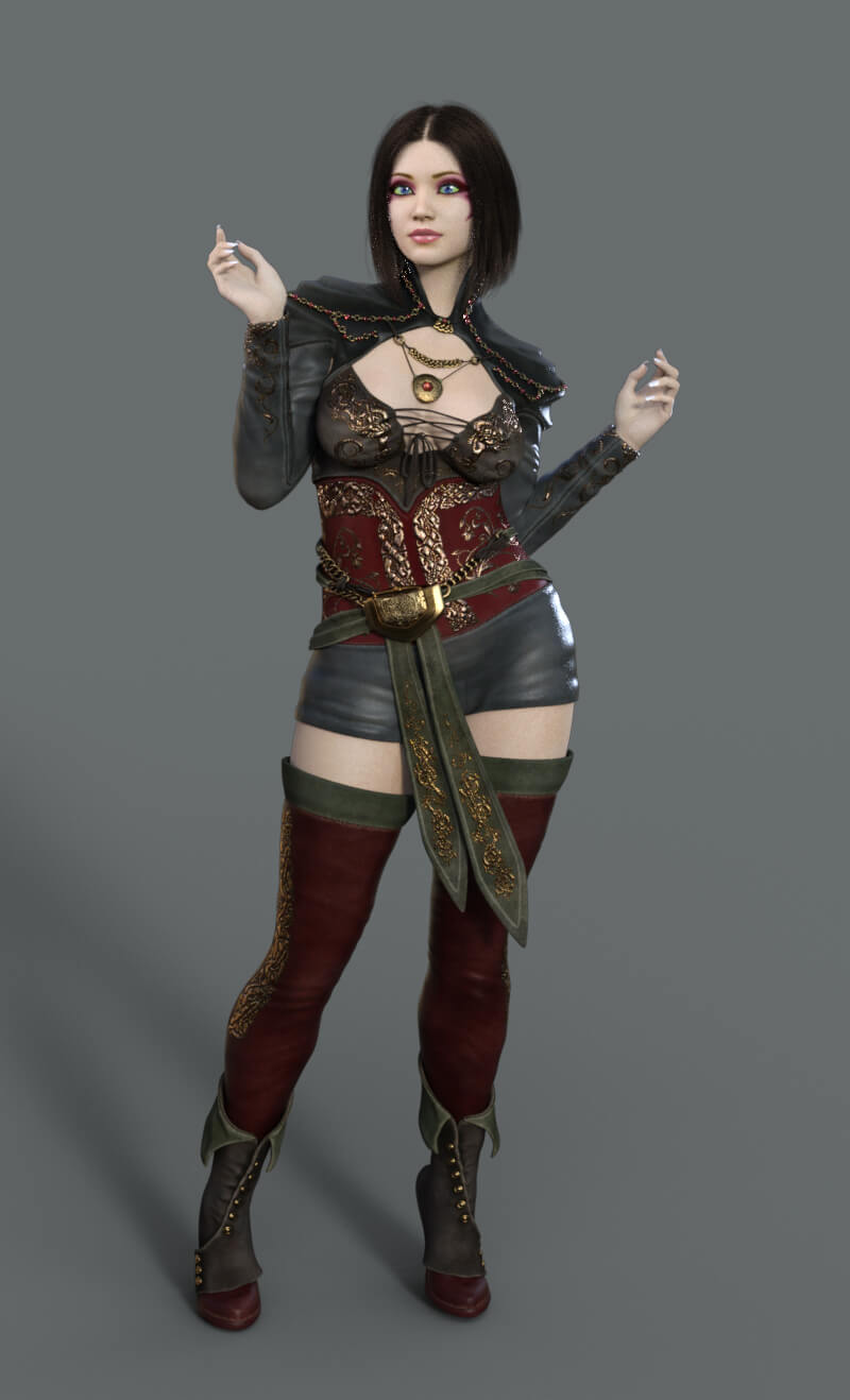 Monicha for Genesis 8 Female - Daz Content by Kusmana