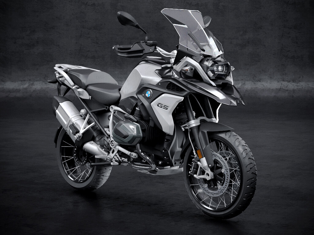 BMW R1250GS 2021 3D Render, Digital Art by KVA