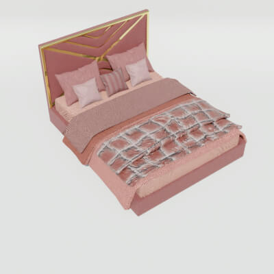 Jacinta Madrid Bed - 3D Model by Labiba Rahman