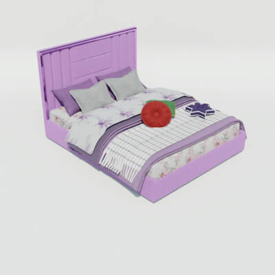 Penchat Markurio Bed - 3D Model by Labiba Rahman