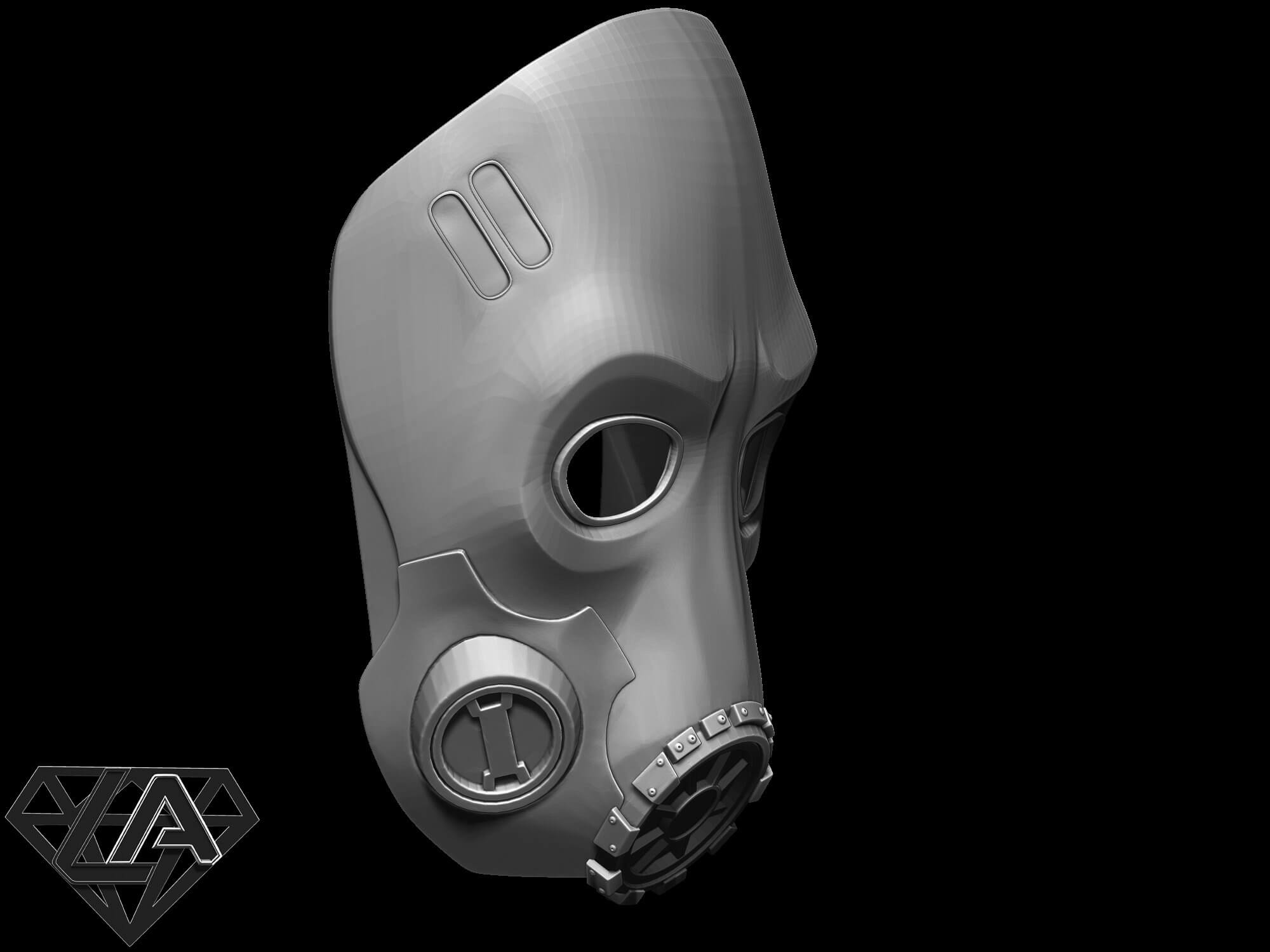 Borderlands Mask - 3D Model by LAfactorystore