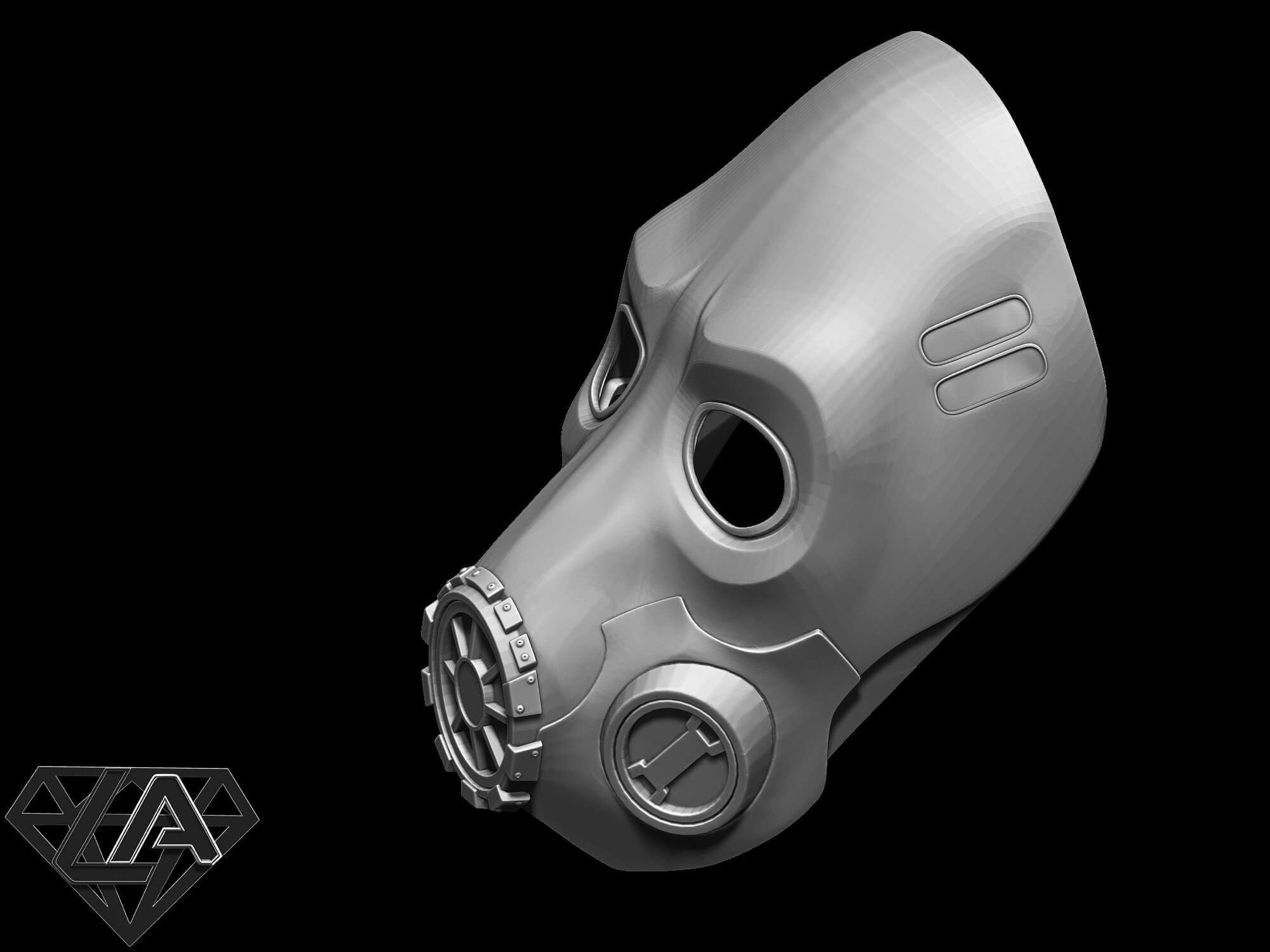 Borderlands Mask - 3D Model by LAfactorystore