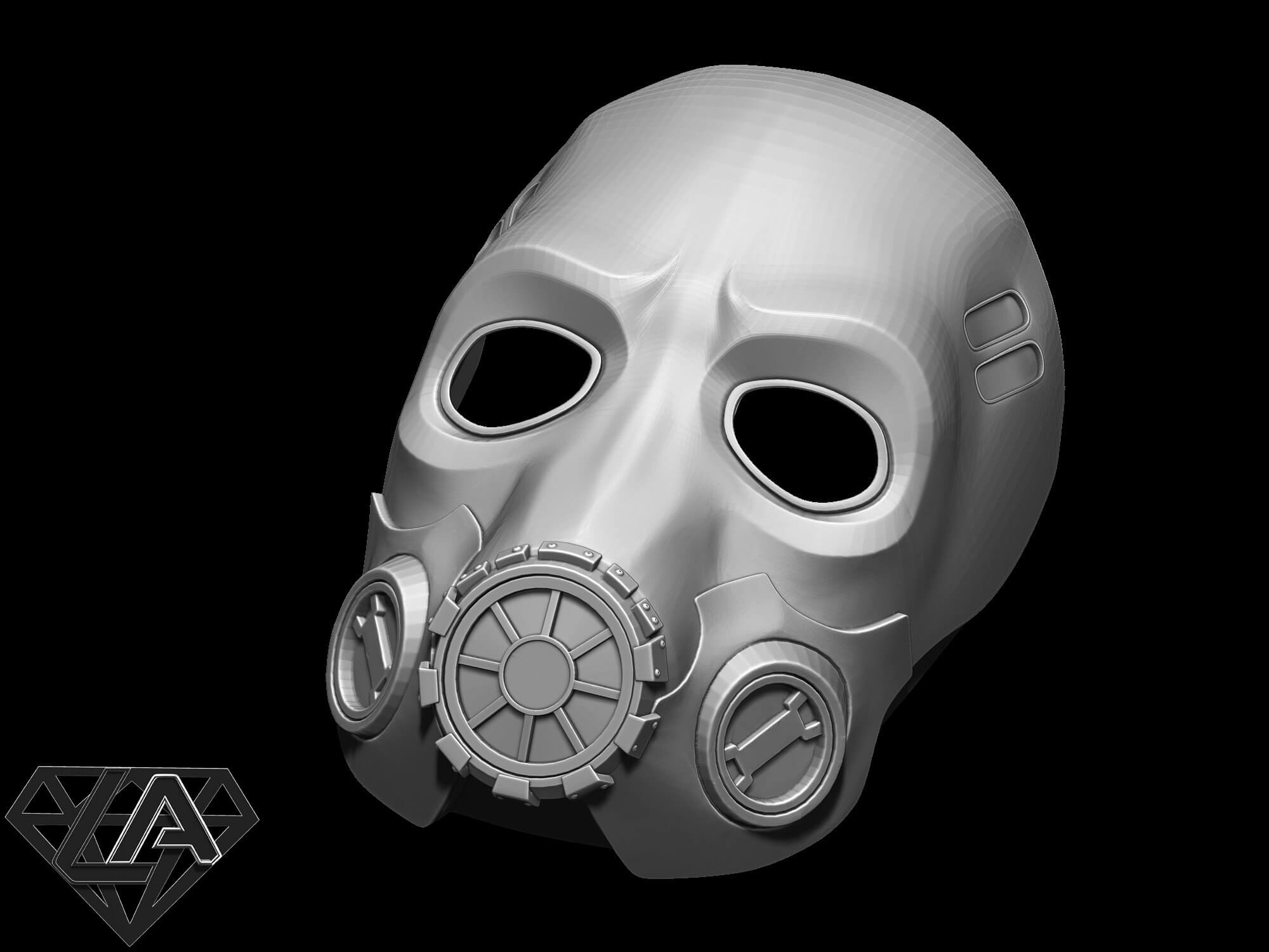 Borderlands Mask - 3D Model by LAfactorystore