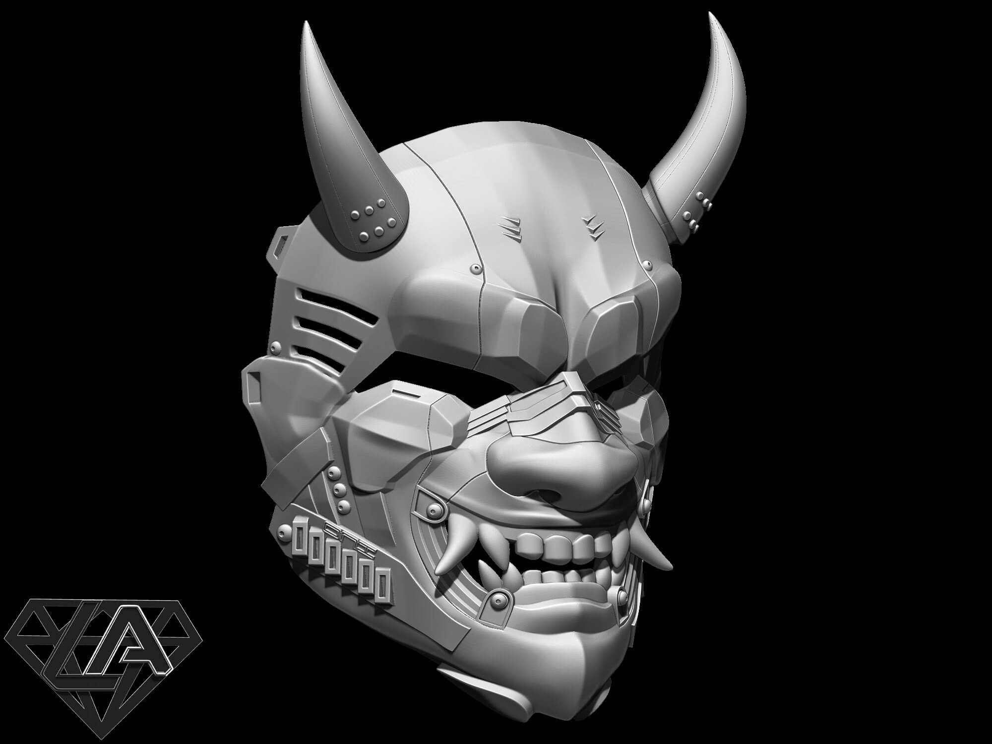 Cyber ONI Custom Demon - 3D Model by LAfactorystore