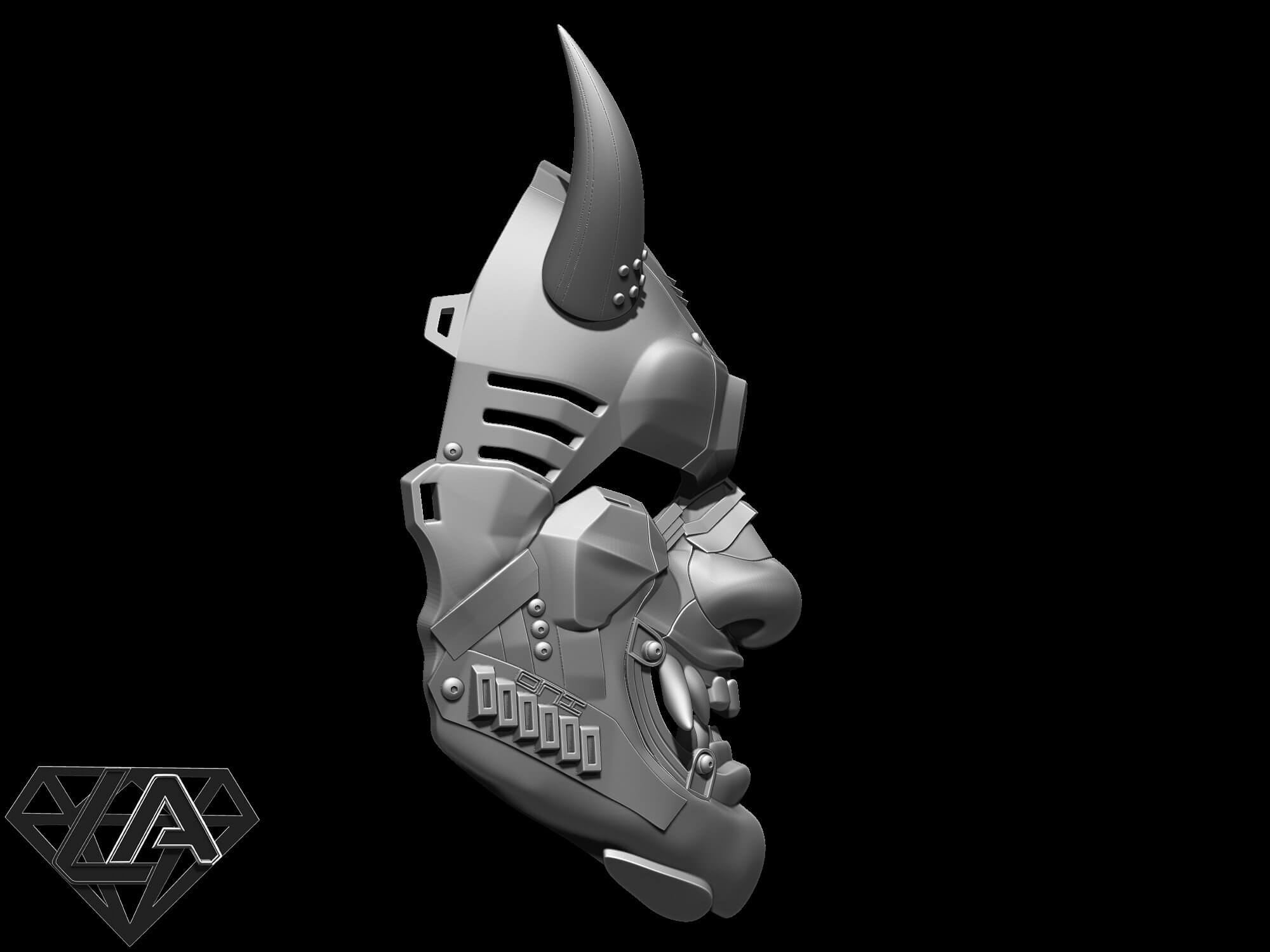 Cyber ONI Custom Demon - 3D Model by LAfactorystore
