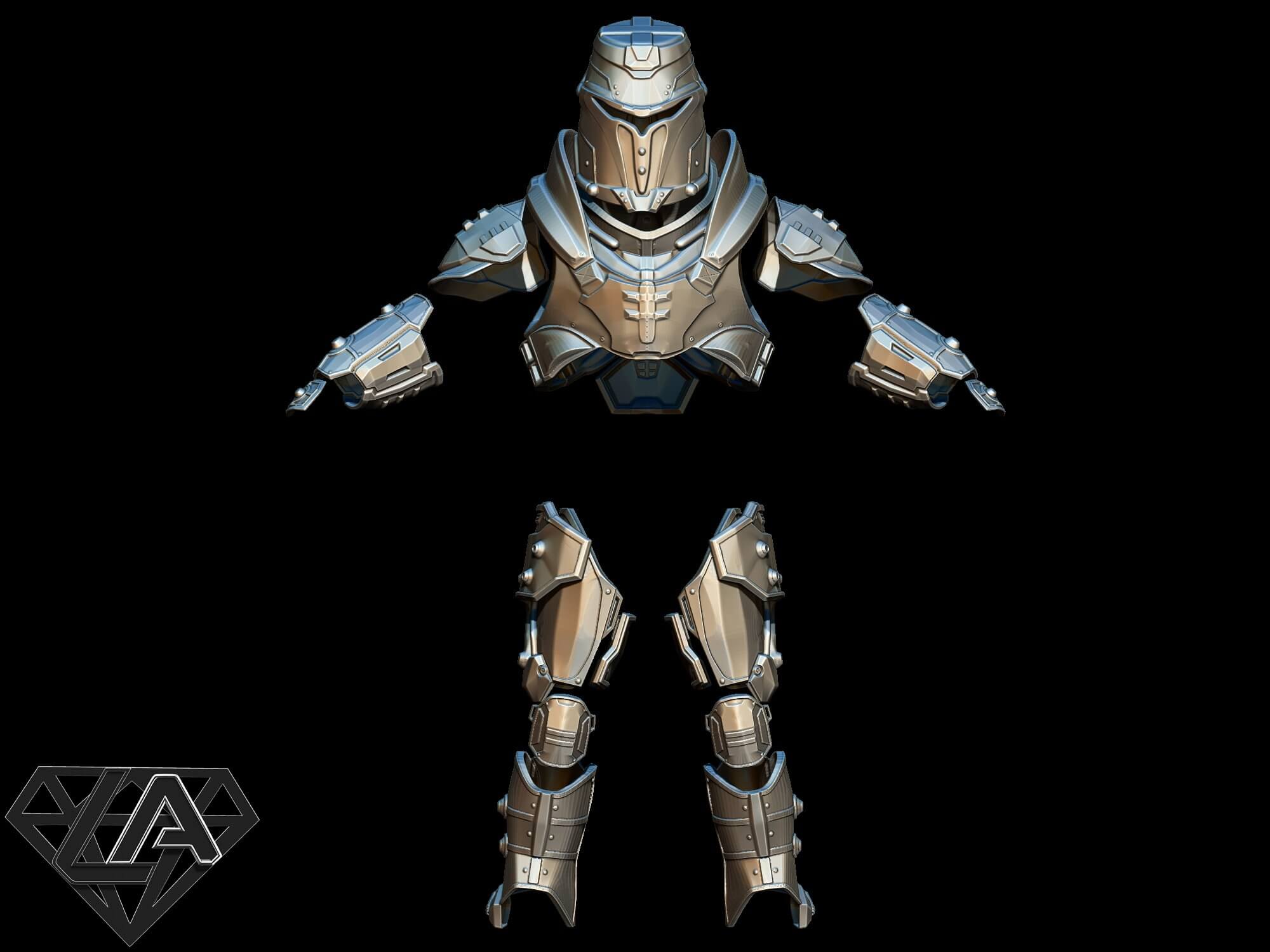 Doom Eternal Sentinel Custom Armor Set - 3D Model by LAfactorystore