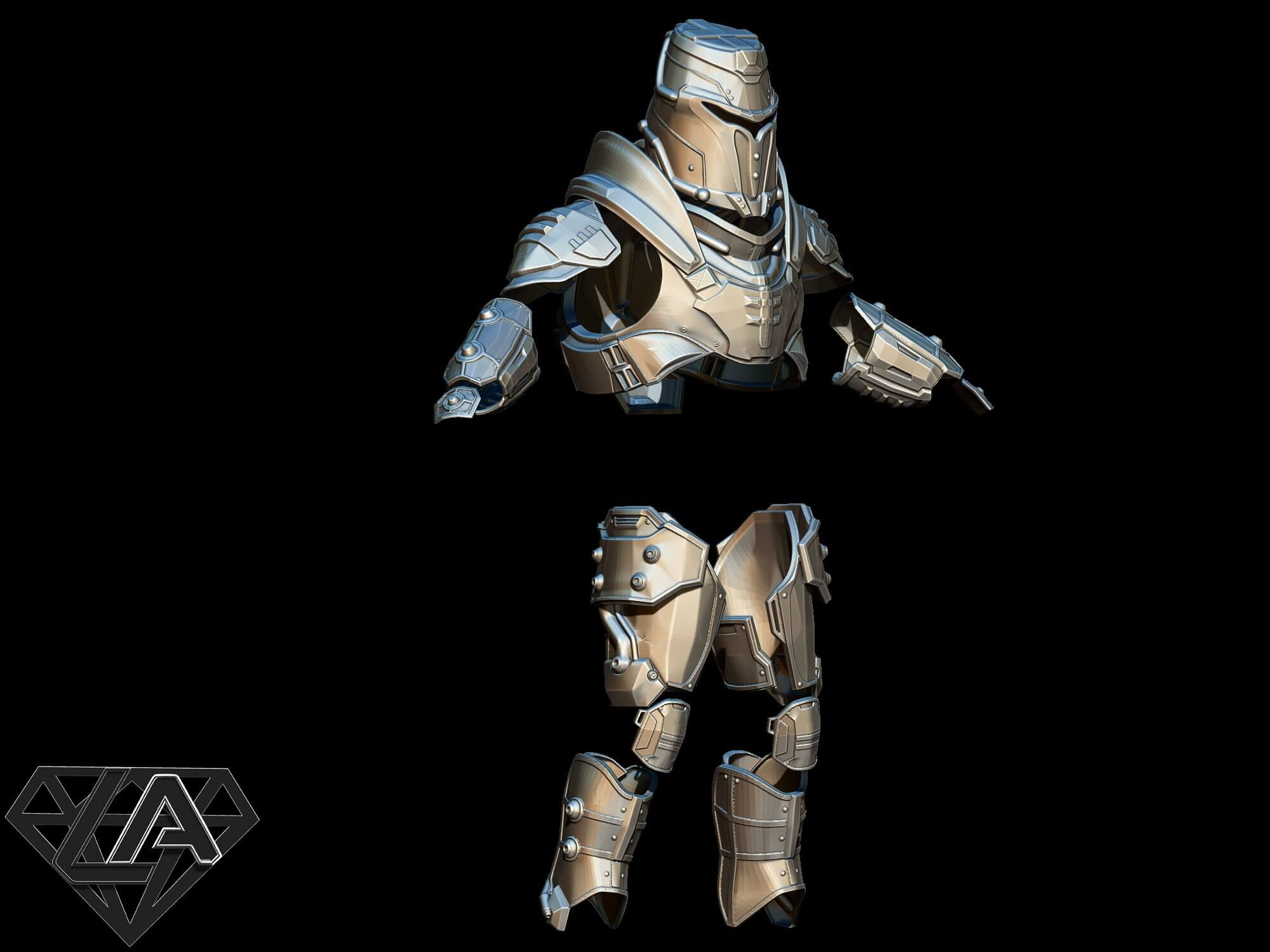 Doom Eternal Sentinel Custom Armor Set - 3D Model by LAfactorystore