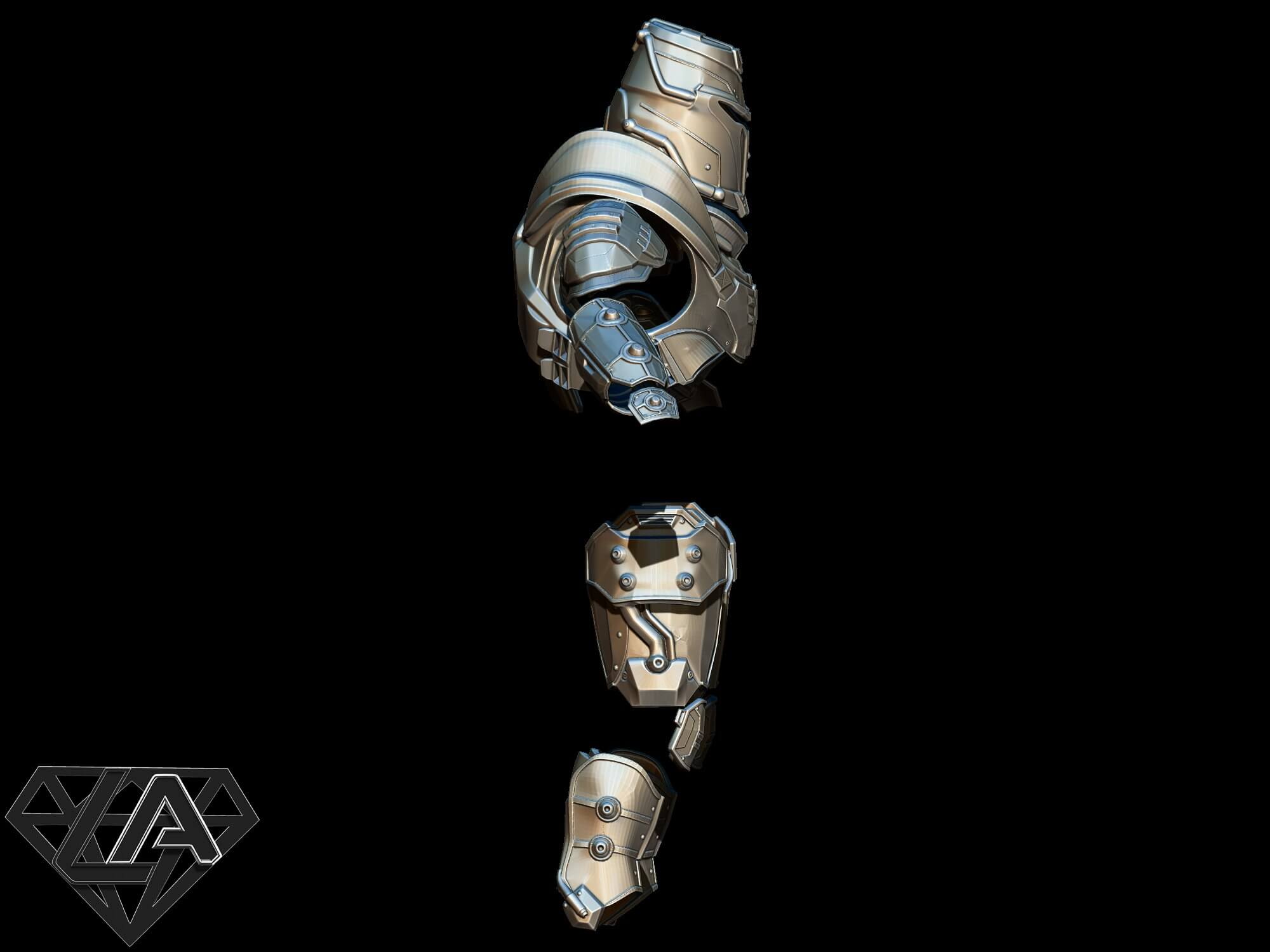 Doom Eternal Sentinel Custom Armor Set - 3D Model by LAfactorystore