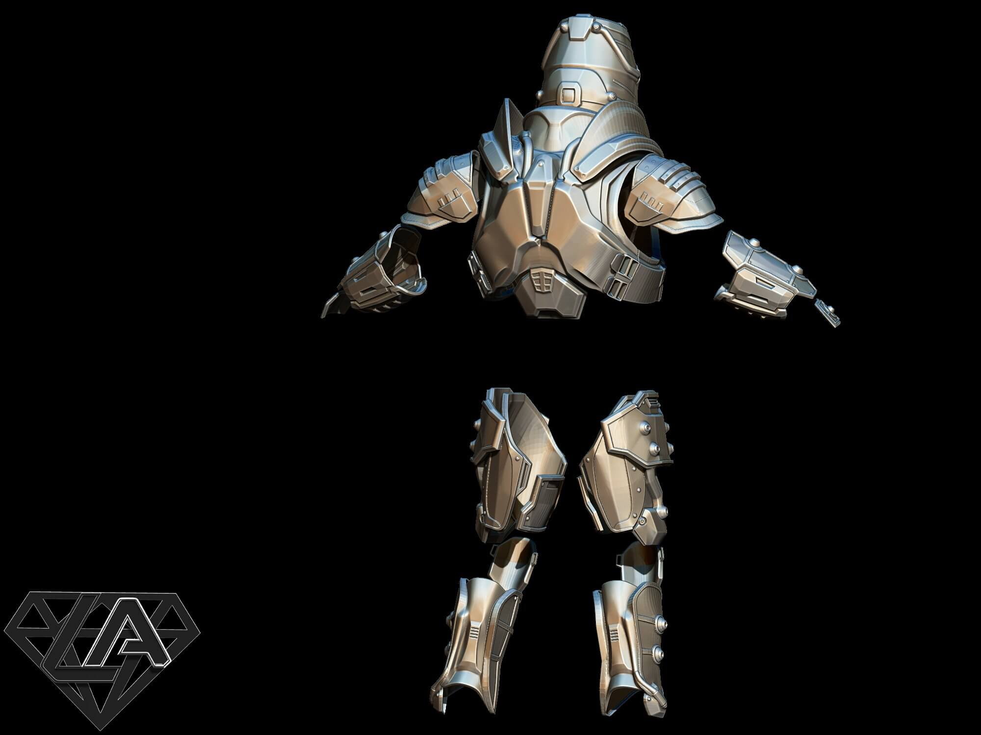 Doom Eternal Sentinel Custom Armor Set - 3D Model by LAfactorystore