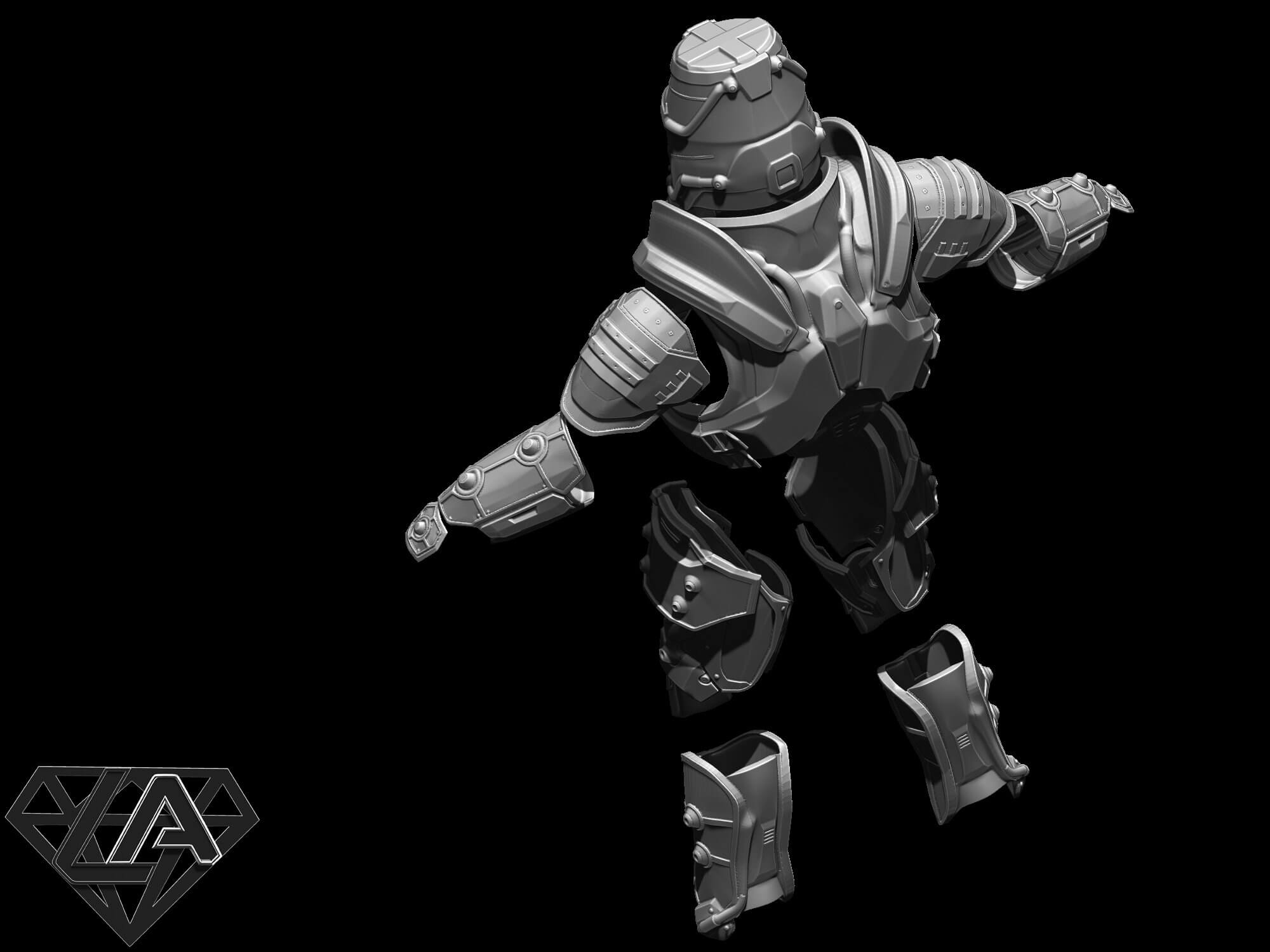 Doom Eternal Sentinel Custom Armor Set - 3D Model by LAfactorystore