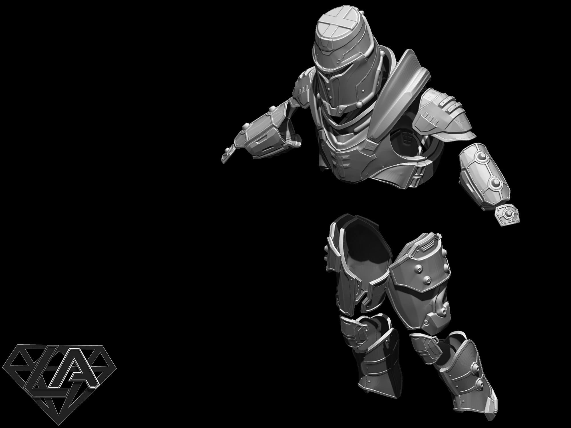 Doom Eternal Sentinel Custom Armor Set - 3D Model by LAfactorystore