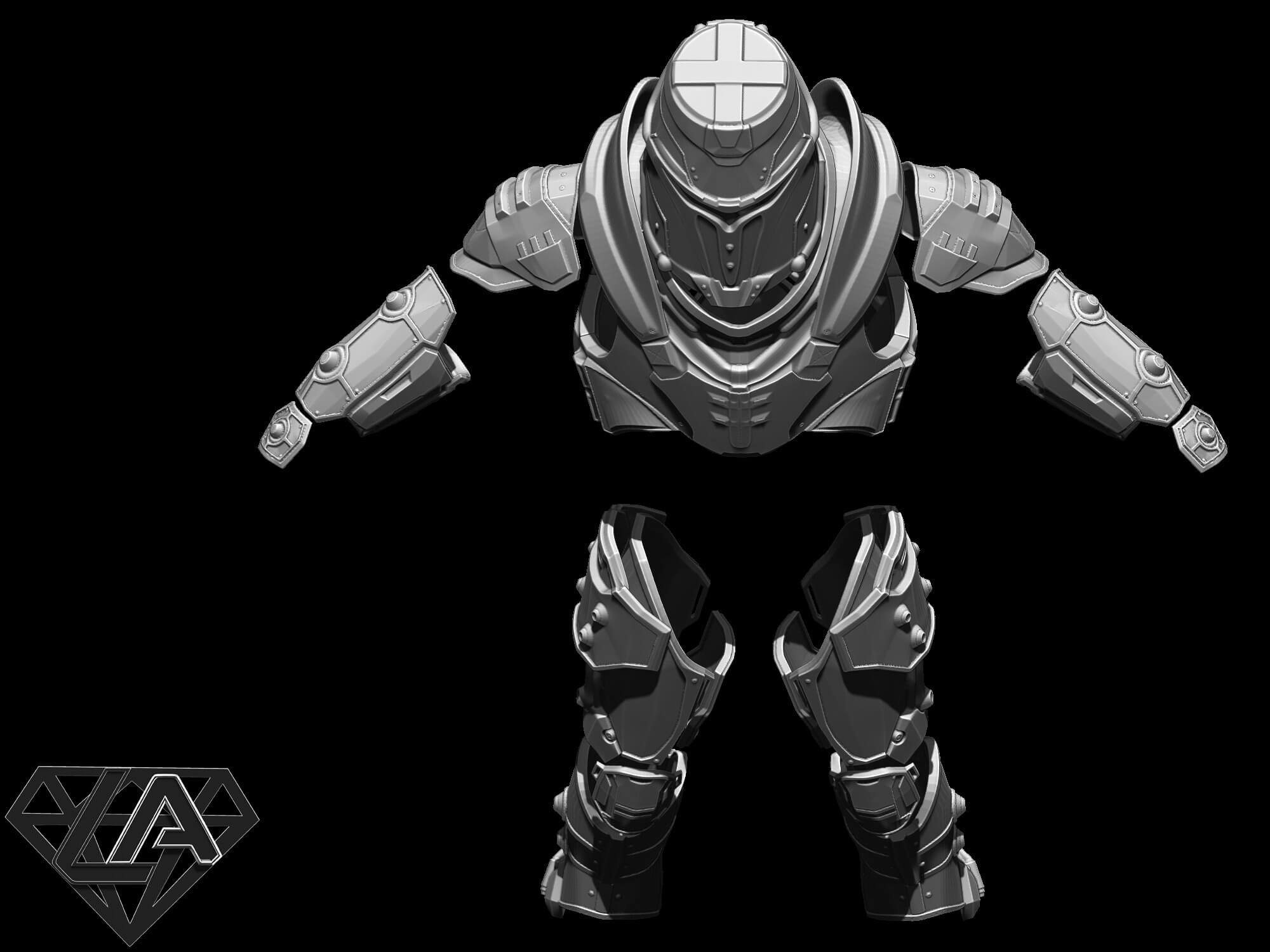 Doom Eternal Sentinel Custom Armor Set - 3D Model by LAfactorystore