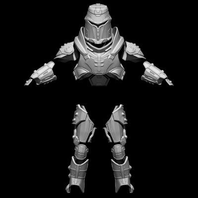 Doom Eternal Sentinel Custom Armor Set - 3D Model by LAfactorystore