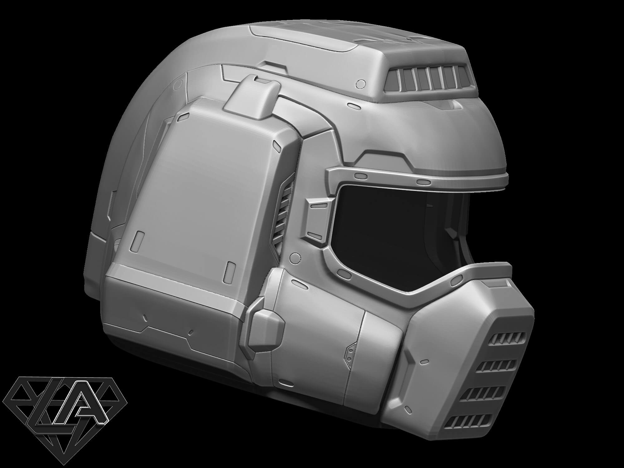 Doomguy Classic Helmet - 3D Model by LAfactorystore