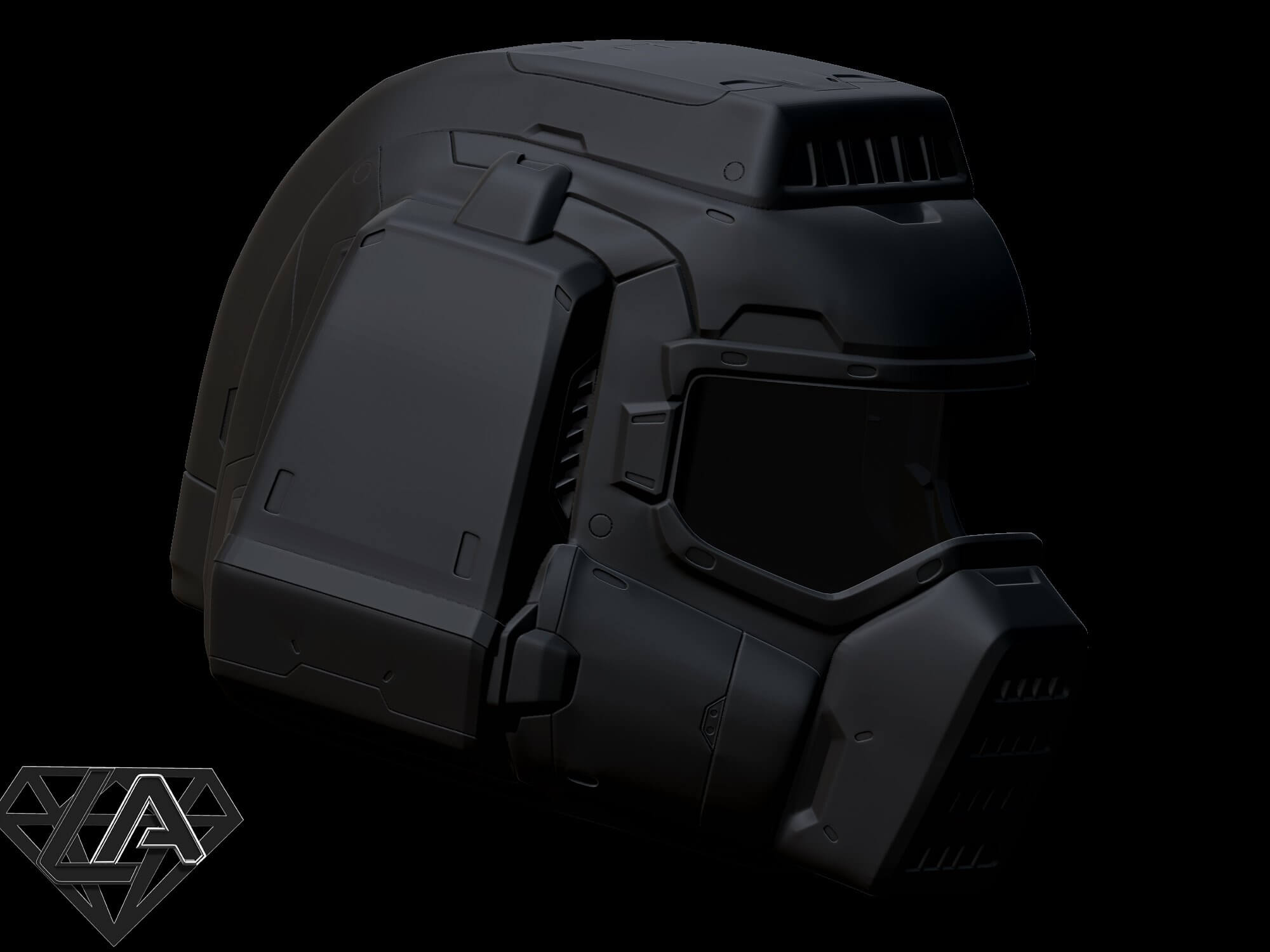 Doomguy Classic Helmet - 3D Model by LAfactorystore