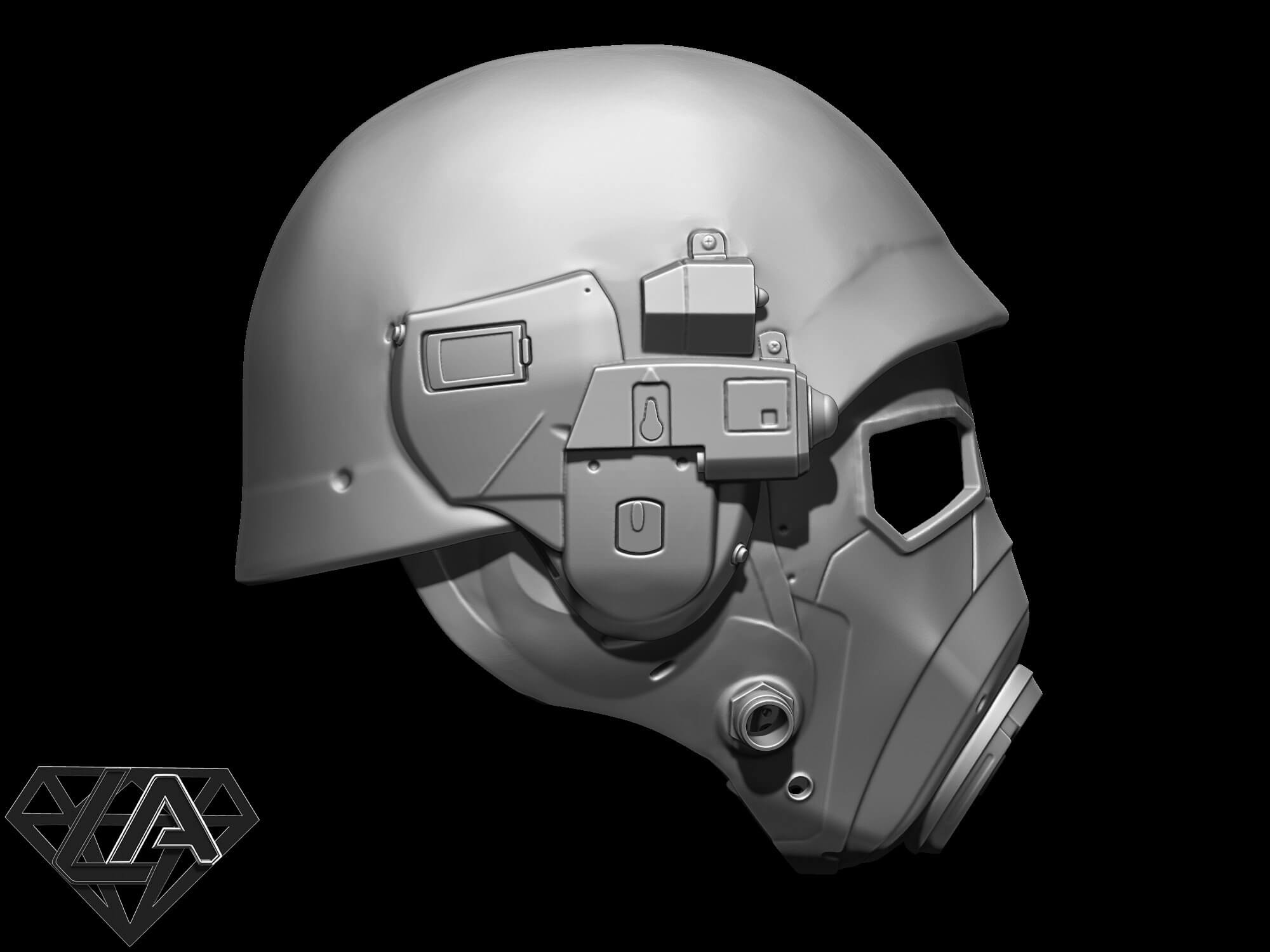 Fallout NCR Helmet - 3D Model by LAfactorystore