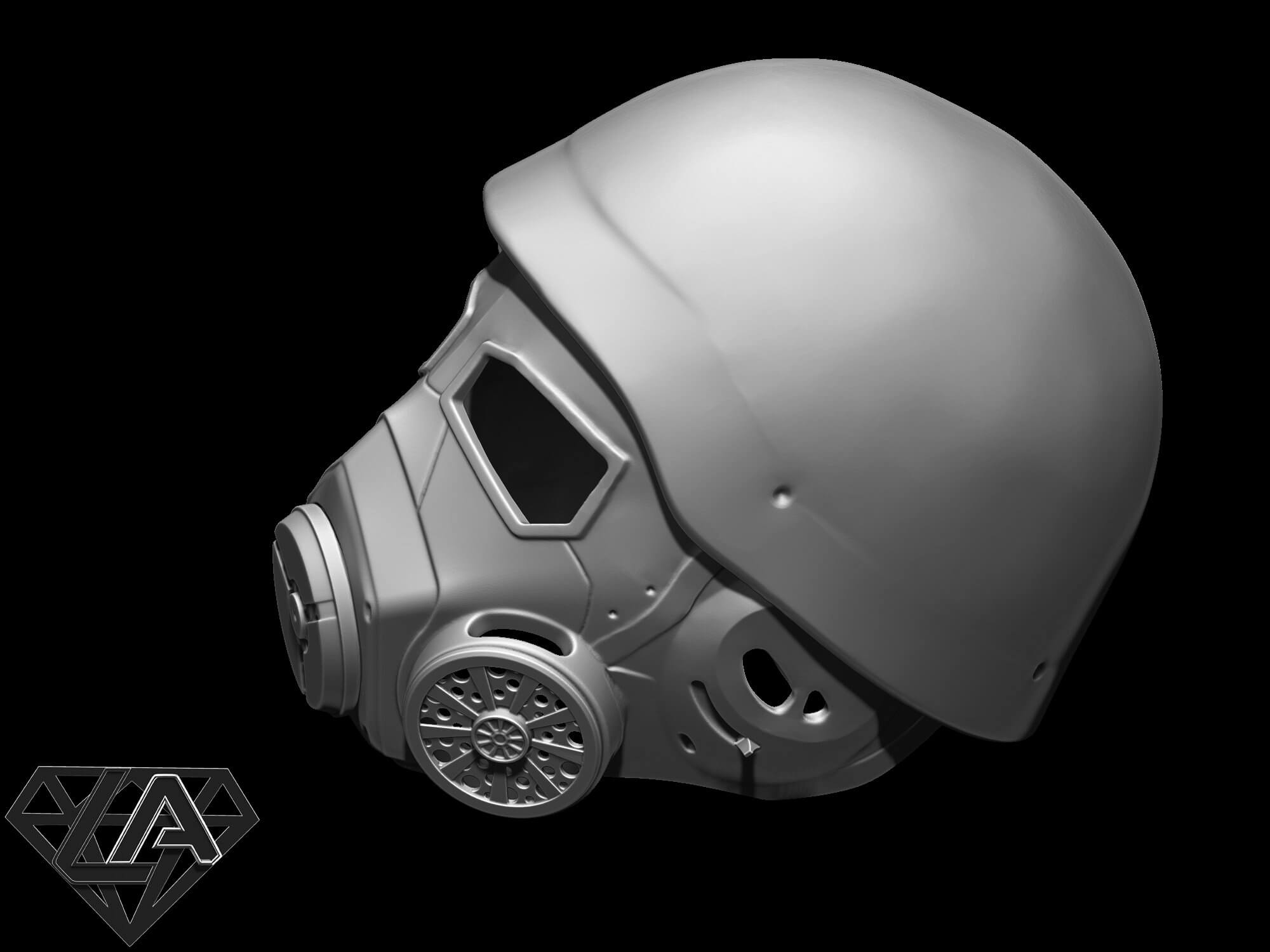 Fallout NCR Helmet - 3D Model by LAfactorystore