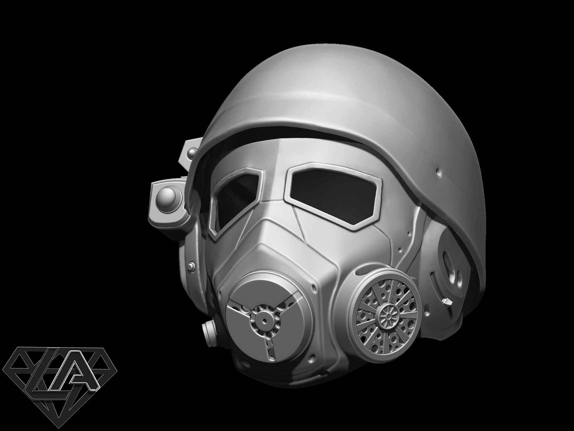 Fallout NCR Helmet - 3D Model by LAfactorystore