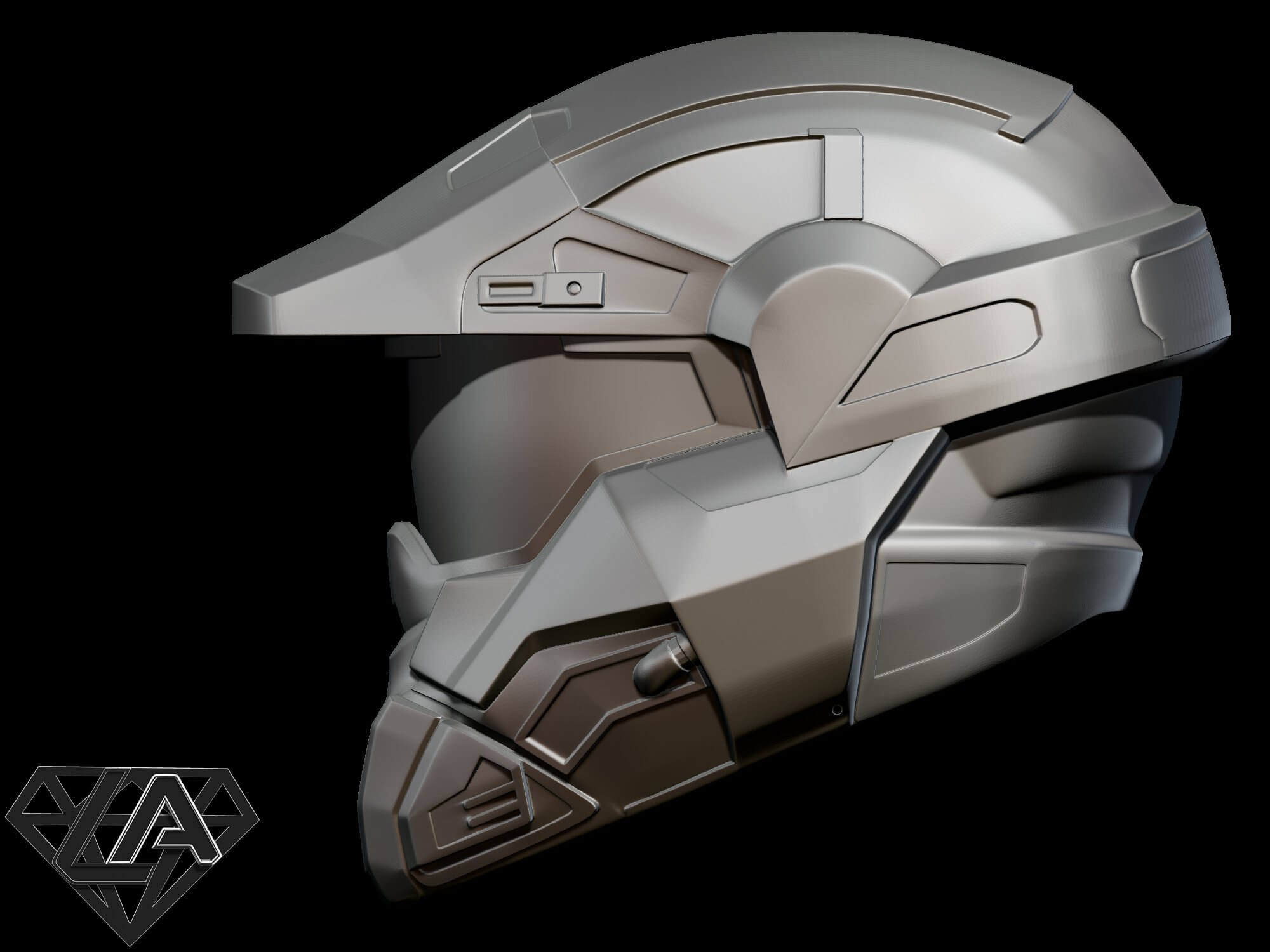 Halo Commando Helmet - 3D Model by LAfactorystore