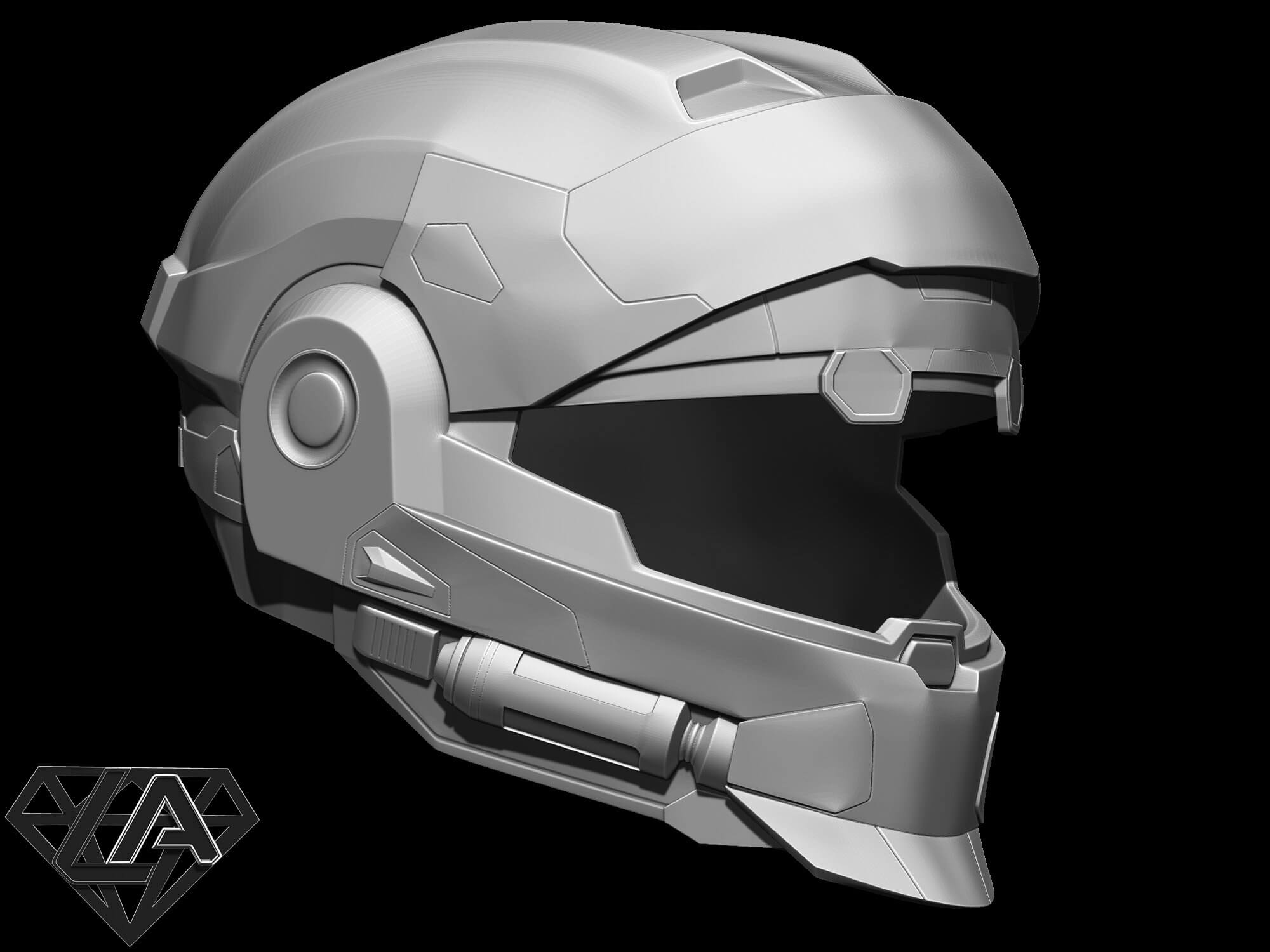 Halo CQC Helmet - 3D Model by LAfactorystore