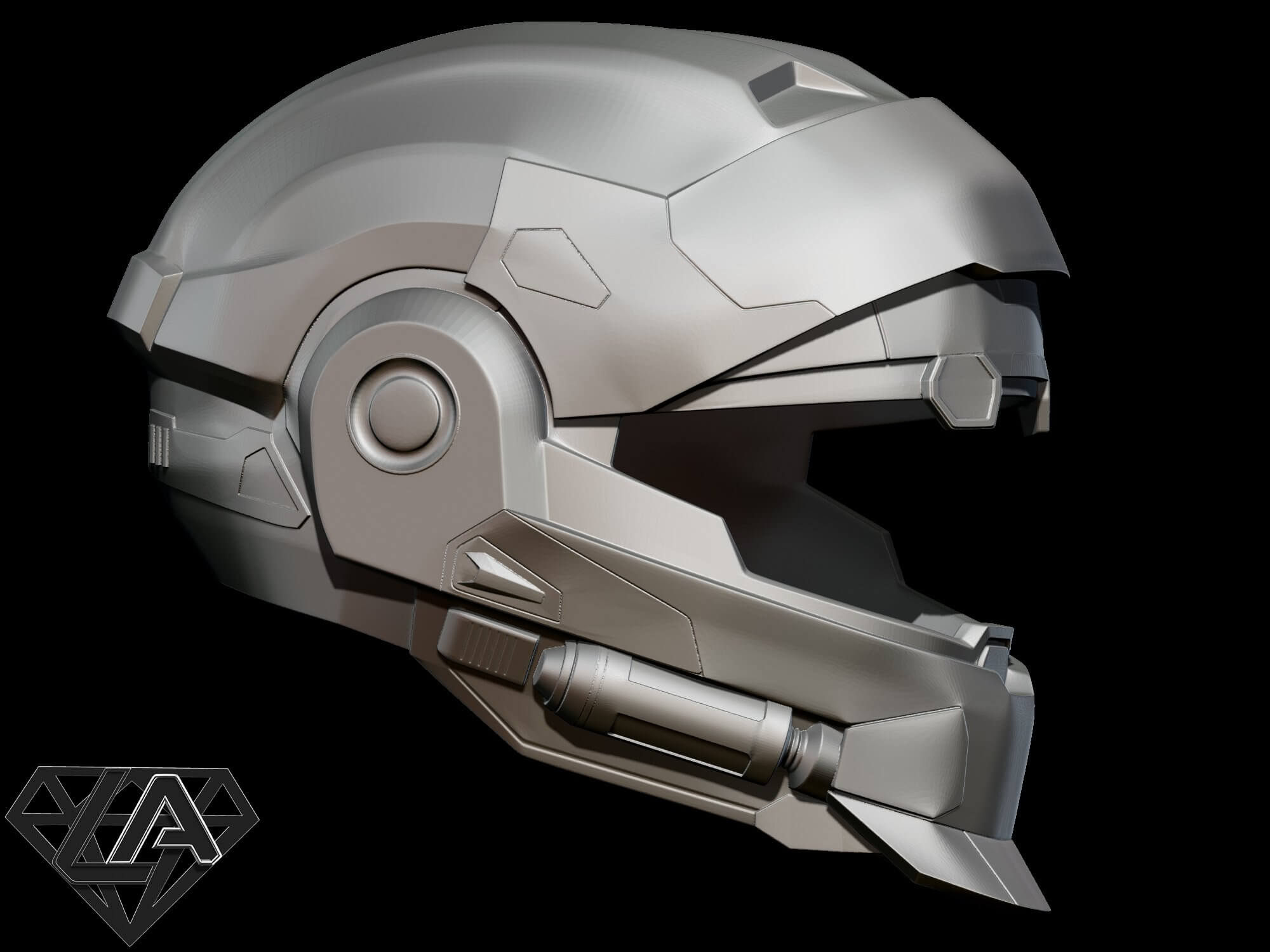 Halo CQC Helmet - 3D Model by LAfactorystore