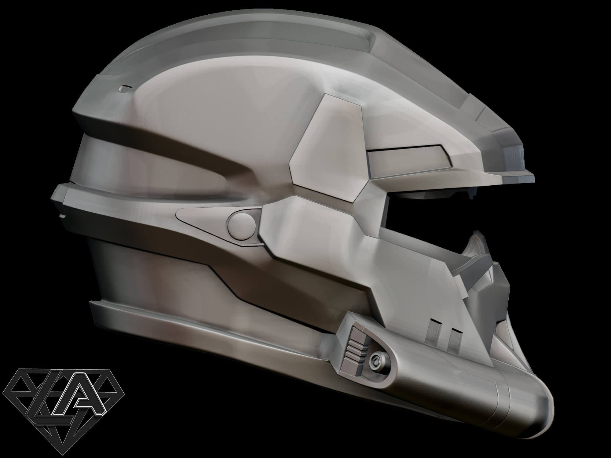 Halo EOD Helmet - 3D Print Model by LAfactorystore