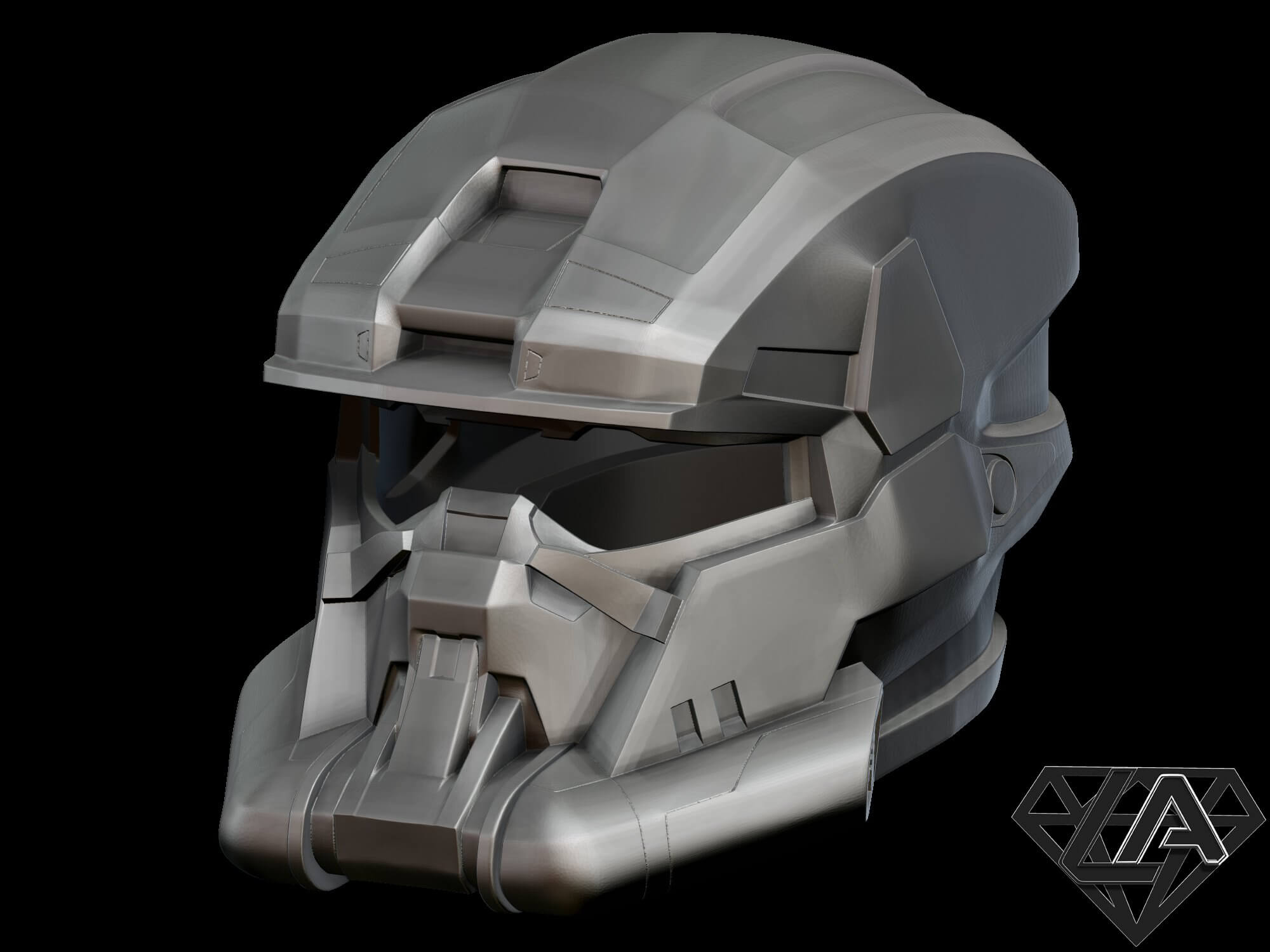 Halo EOD Helmet - 3D Print Model by LAfactorystore